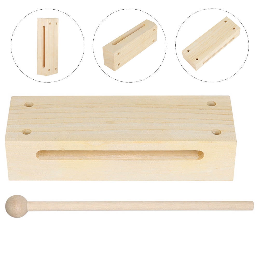 Nestingho 1 Set Wood Block Instrument for Music Class and Performance 6 ...