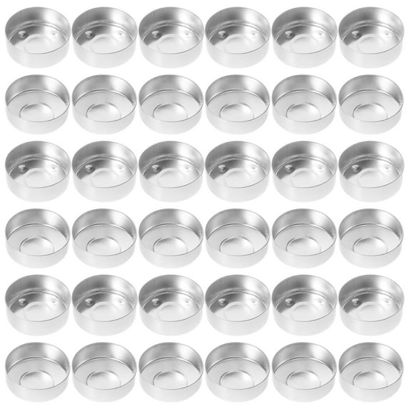 Nestingho 100Pcs Round Aluminum Candle Cups for Tea Light Table Cup and ...