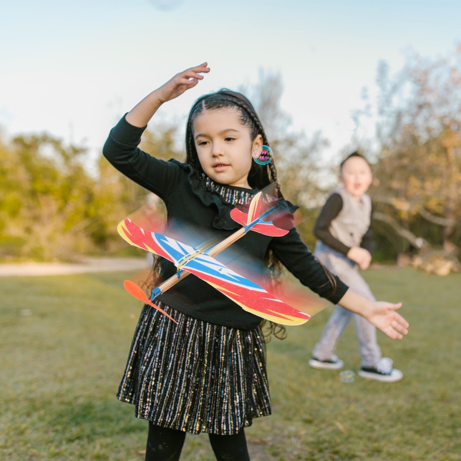 Nestingho 10Pcs Rubber Powered Plane for Kids Assemblable and ...