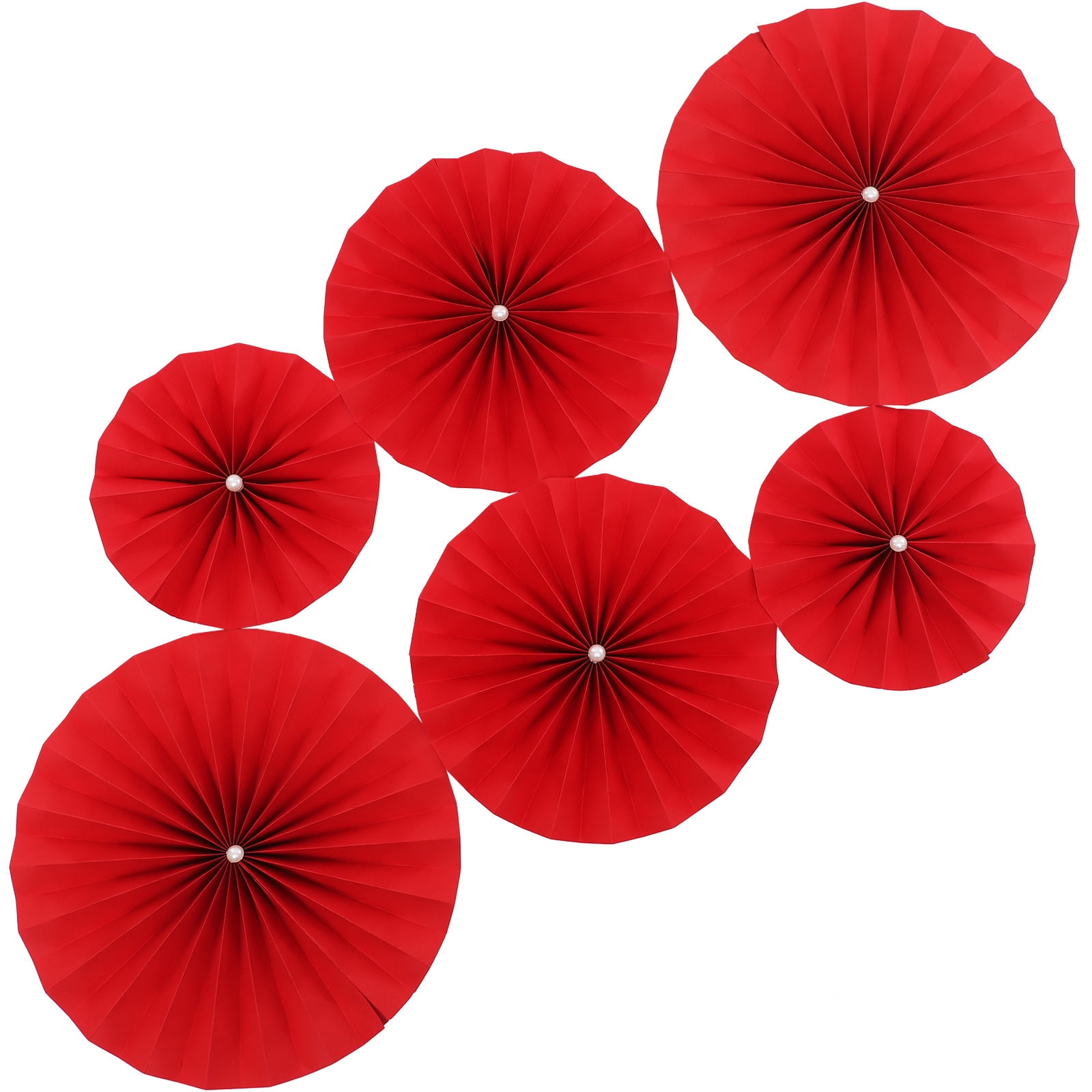 Nestingho 12Pcs Paper Fans for Baby Shower Party Hanging Decor 25X25cm ...