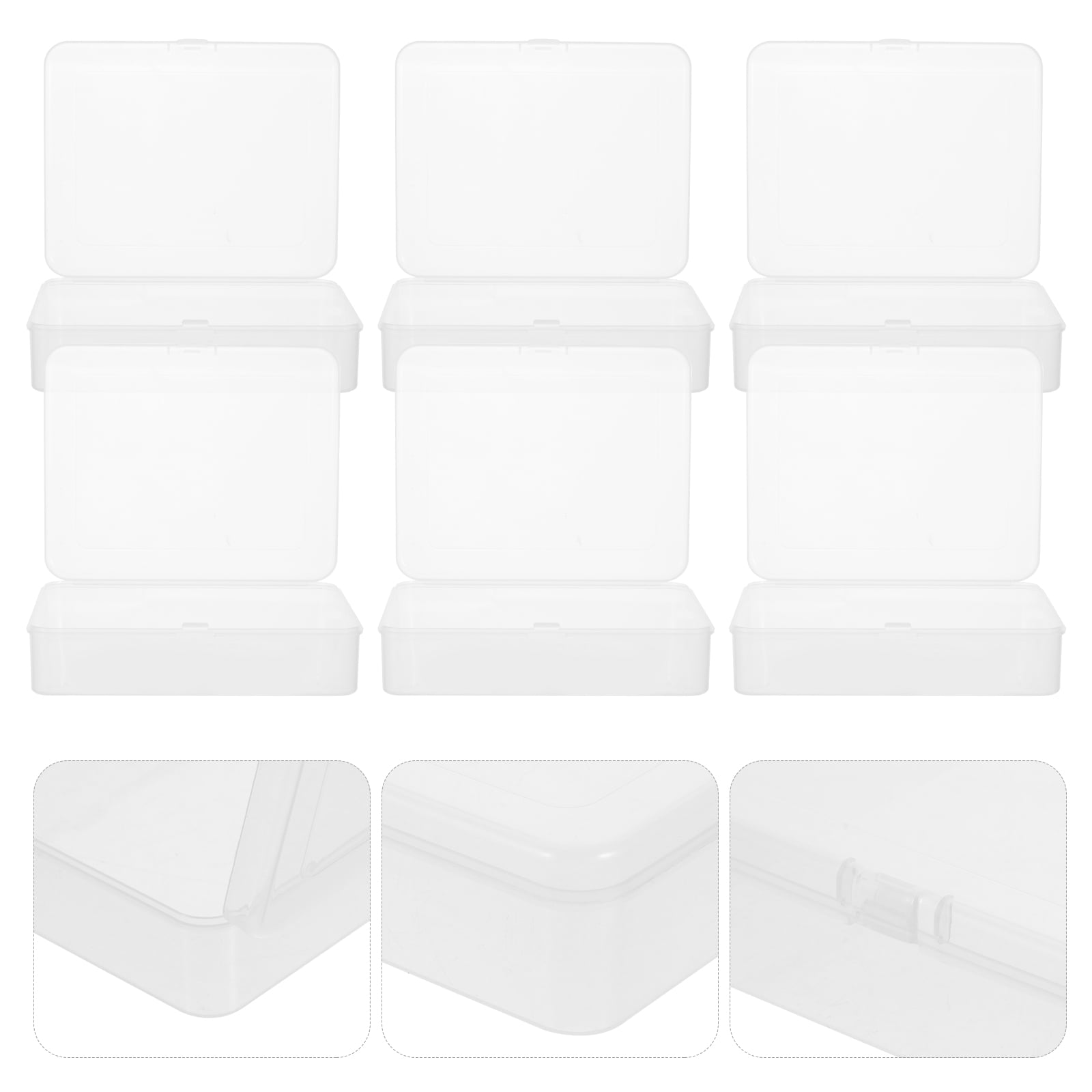 Nestingho 12Pcs Storage Cases for Jewelry Parts and Crafts Transparent ...