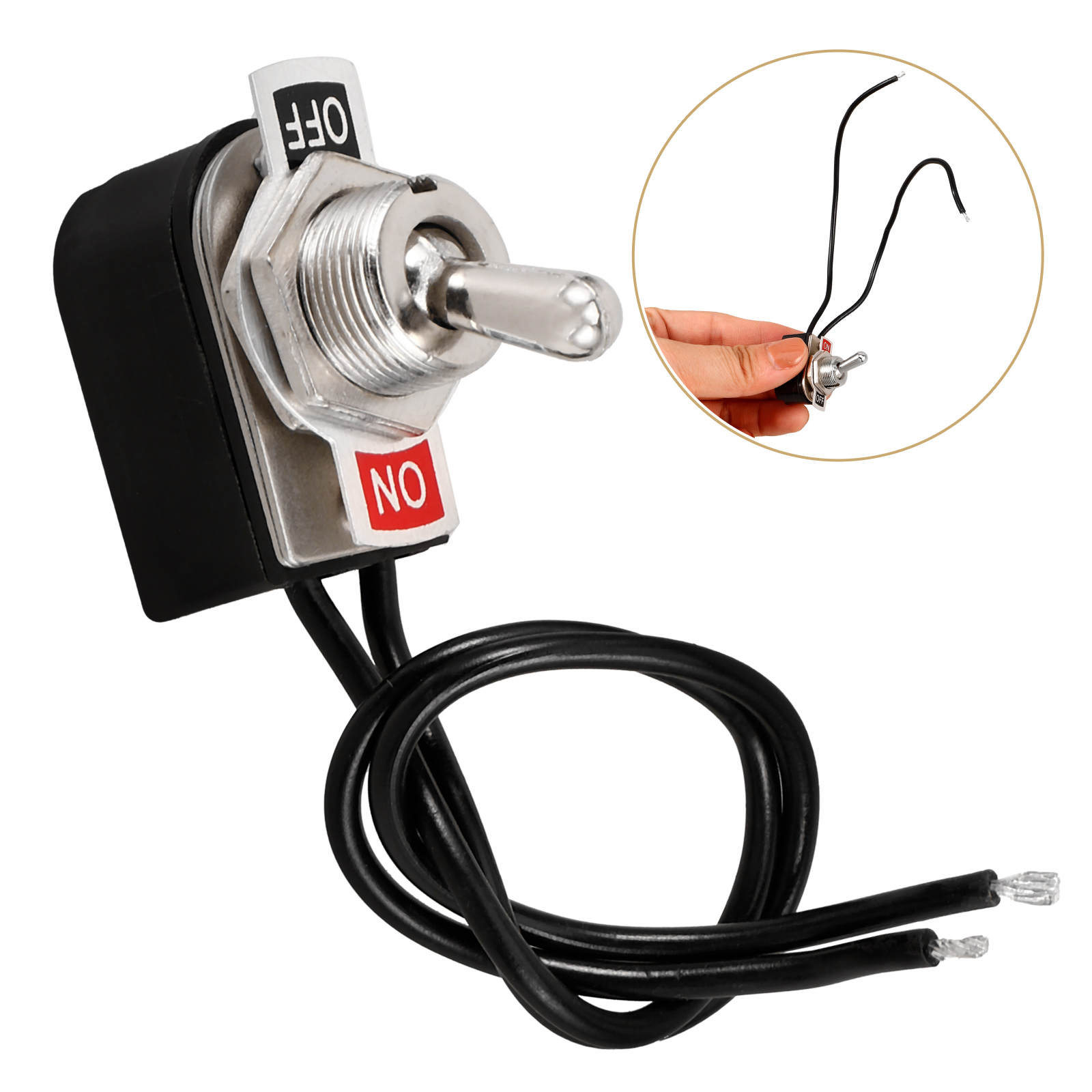 Nestingho 1Pcs Plastic Toggle Switch for Boats 3.60X3.00X1.70in ...