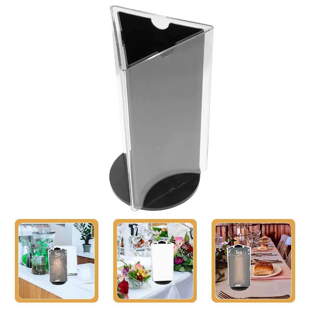 Nestingho 1Set Acrylic Menu Display Stands with 21.0X14.8X10.0Cm ...