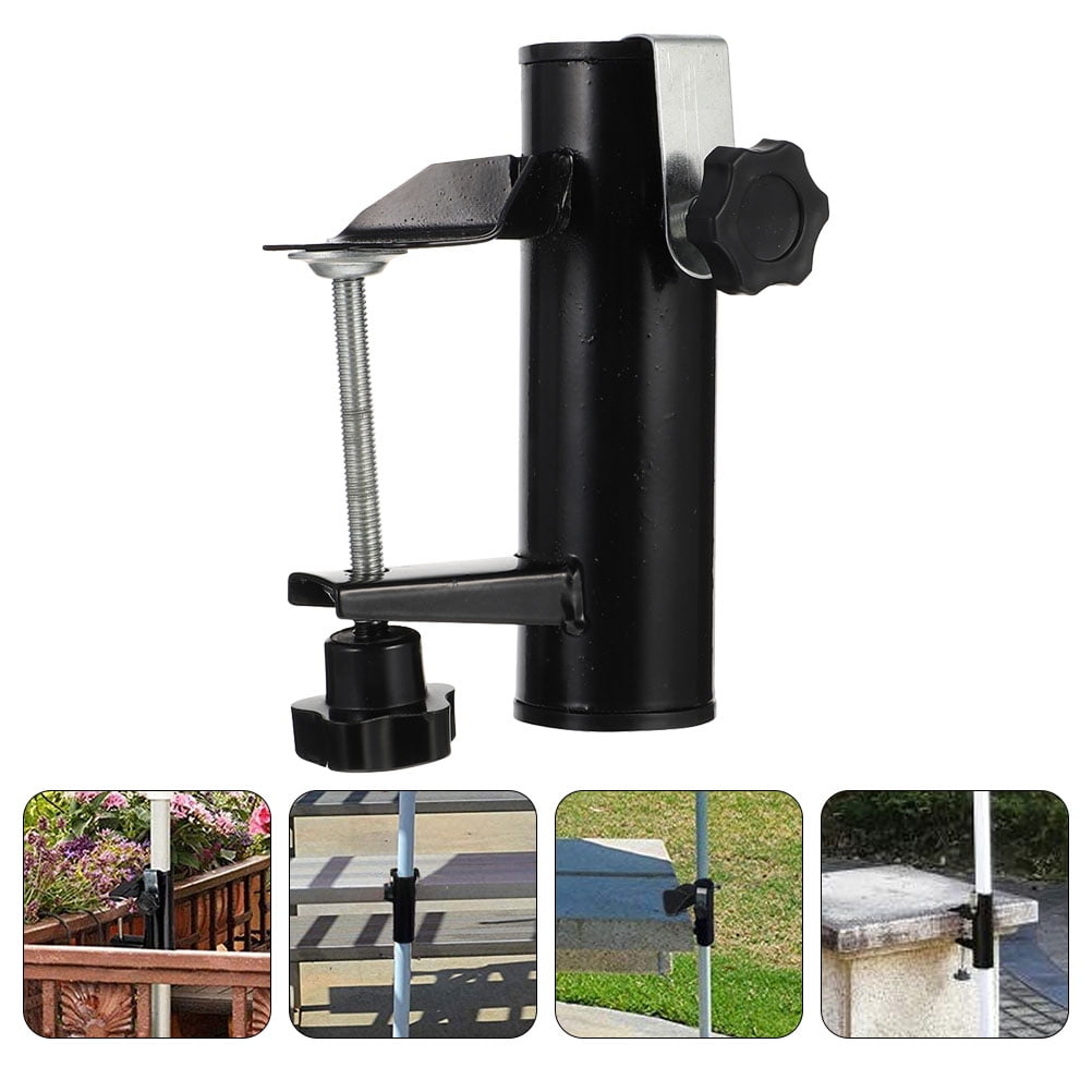 Nestingho 1Set Black Heavy Duty Patio Umbrella Holder Steel Parasol ...