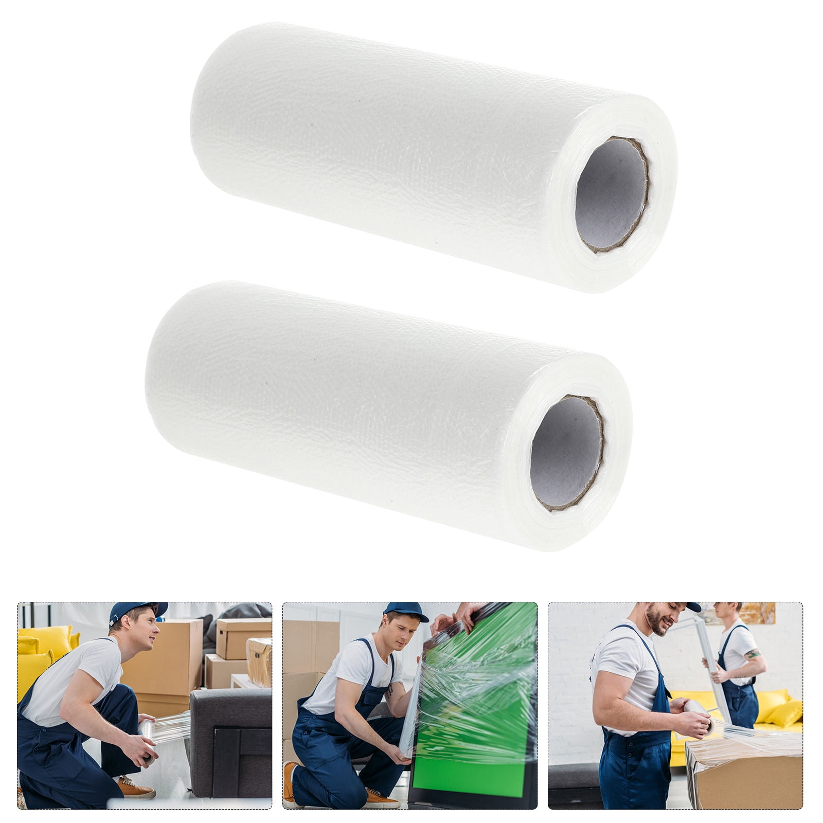 Nestingho 2 Rolls of Transparent Plastic Dust Sheets for Decorating and ...