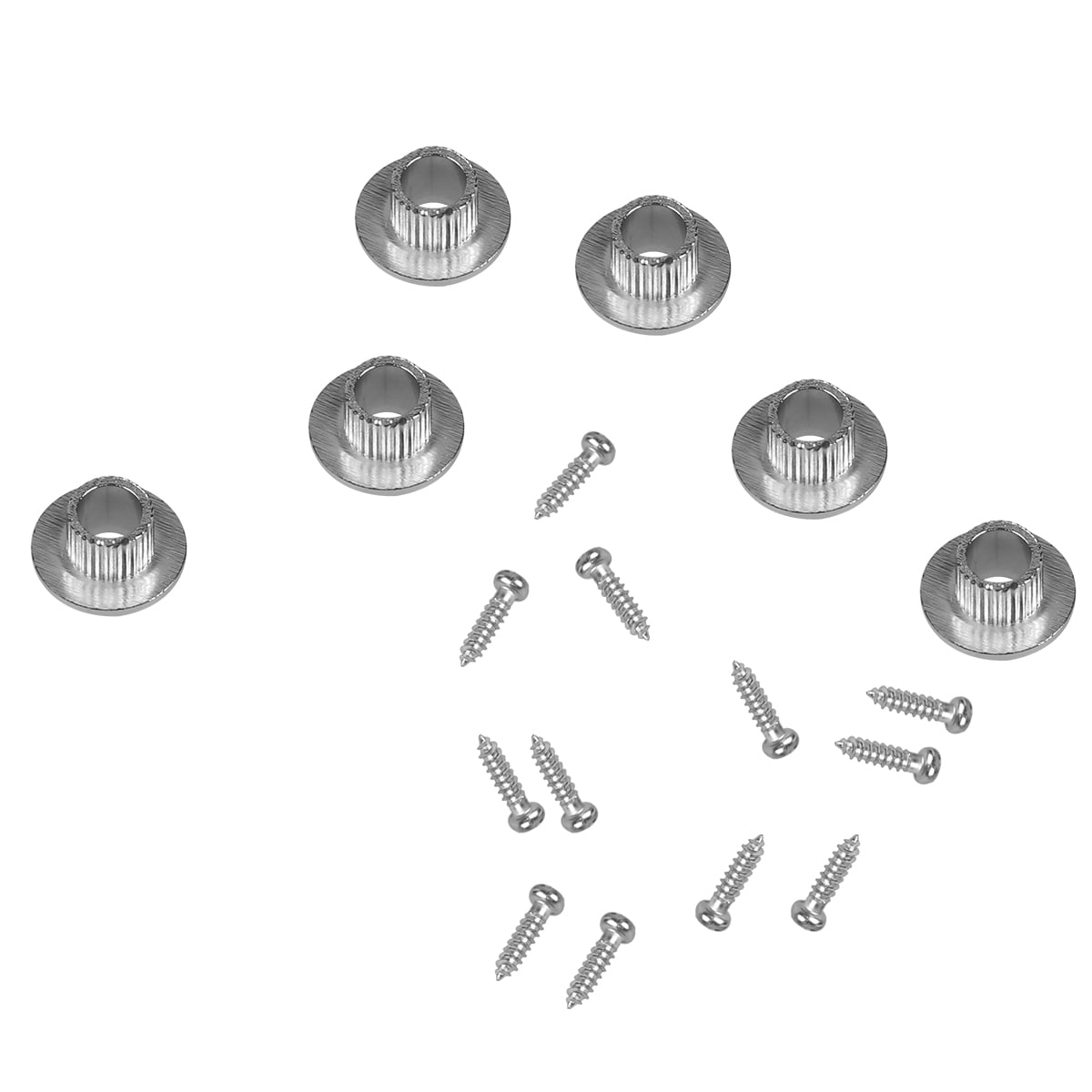 Nestingho 2 Sets Silver Guitar Tuner Adapter Bushings for Retrofitting ...
