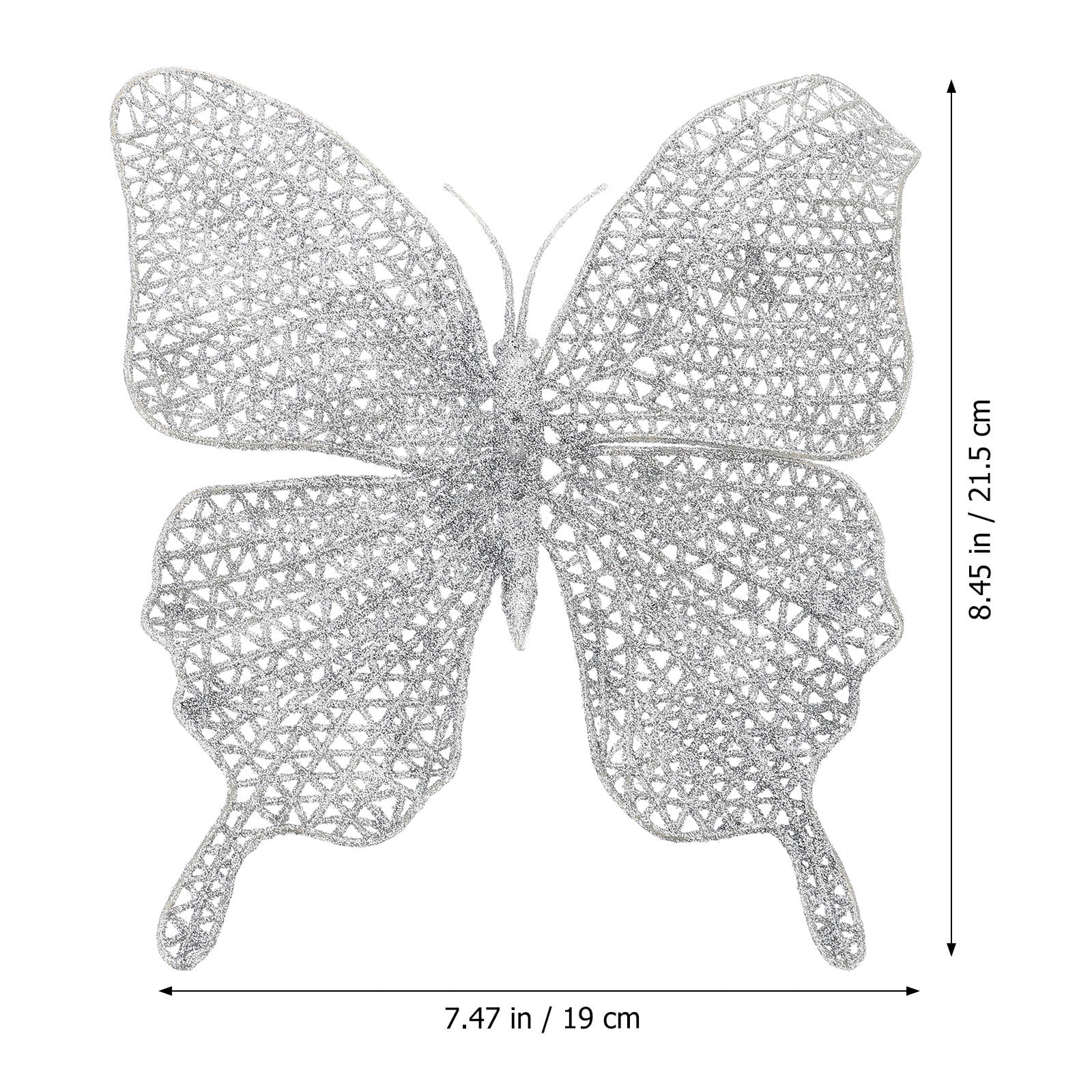 Nestingho 22Pack Glitter Butterflies Decorations Butterfly Shape ...