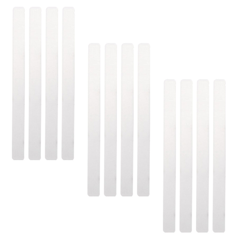 Nestingho 24Pcs Clear Acrylic Plant Markers Flat Signage for Gardening ...