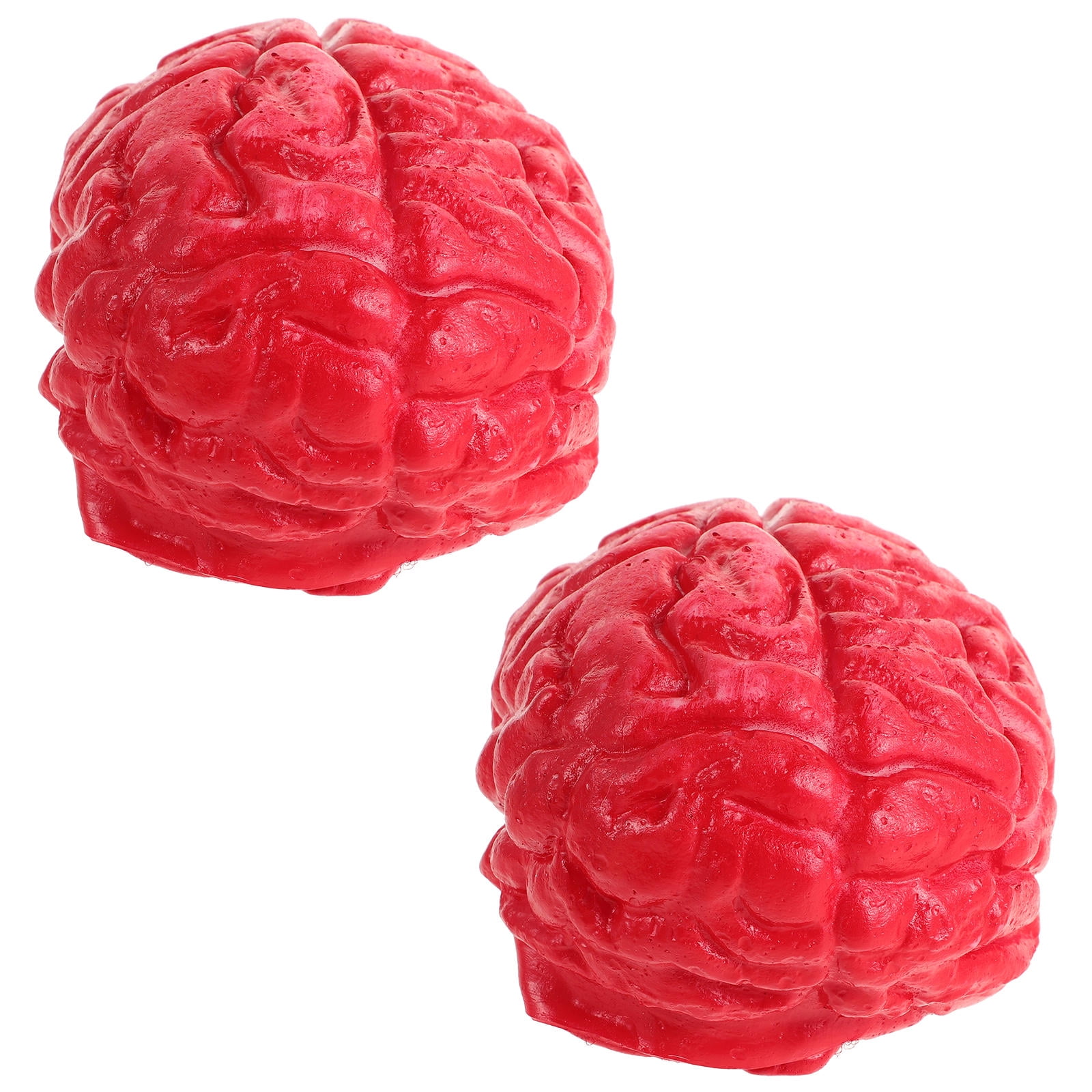 Nestingho 2Pcs Fake Realistic Human Organs for in Red Latex with Brain ...