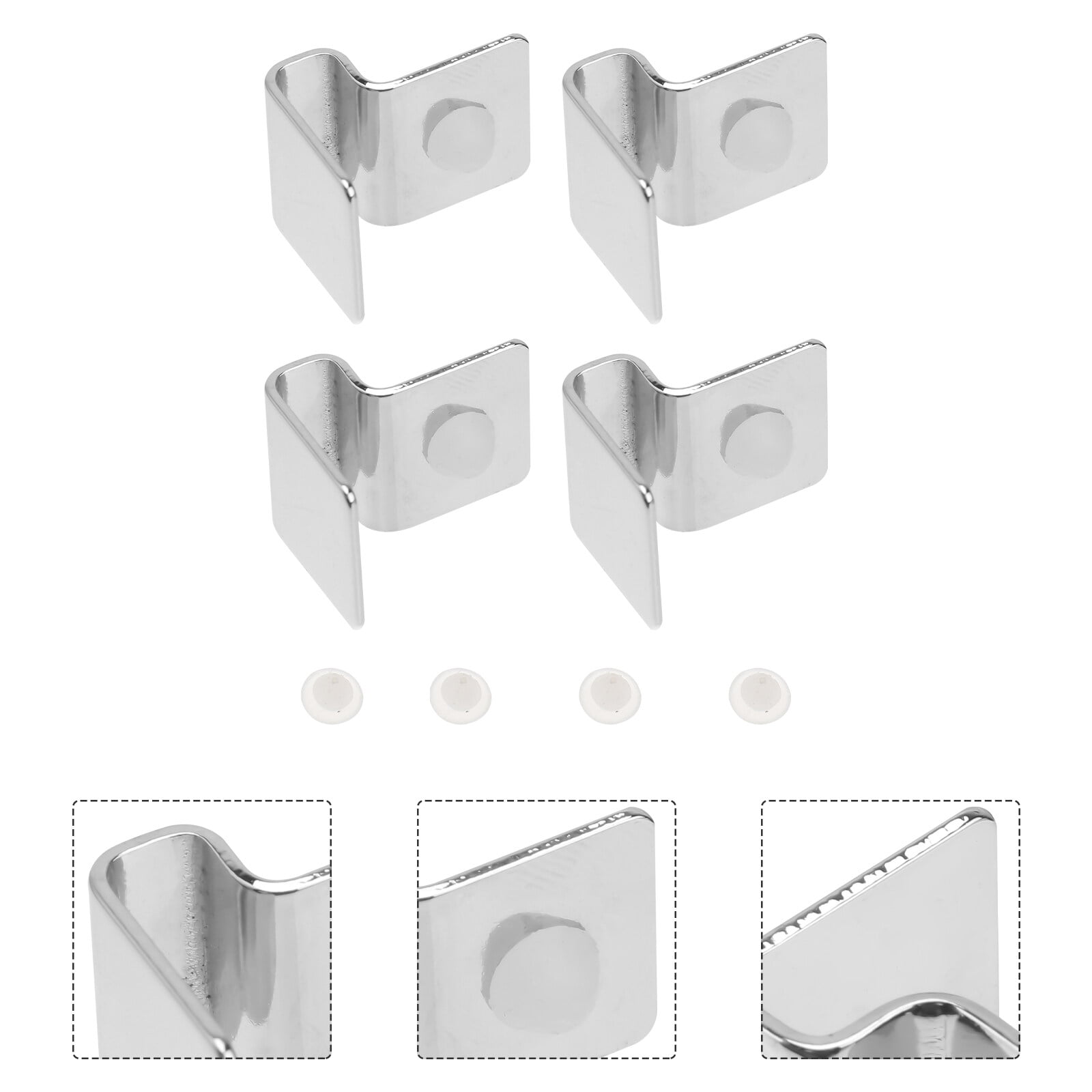 Nestingho 4Set Stainless Steel Fish Tank Glass Cover Brackets for ...