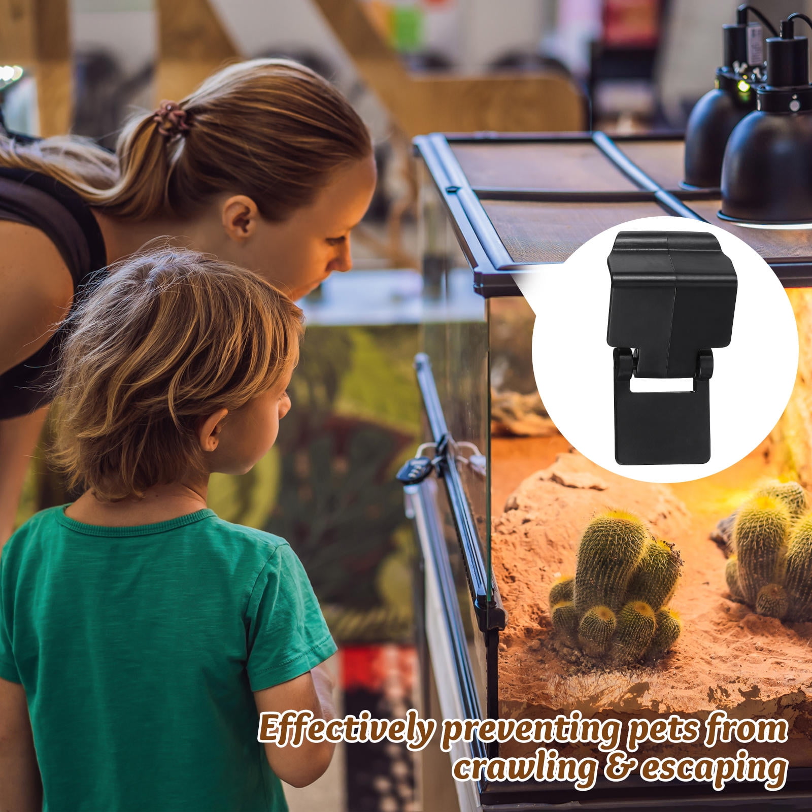 Nestingho 6Pcs Reptile Tank Locks for Turtle Tank and Reptile Breeding ...