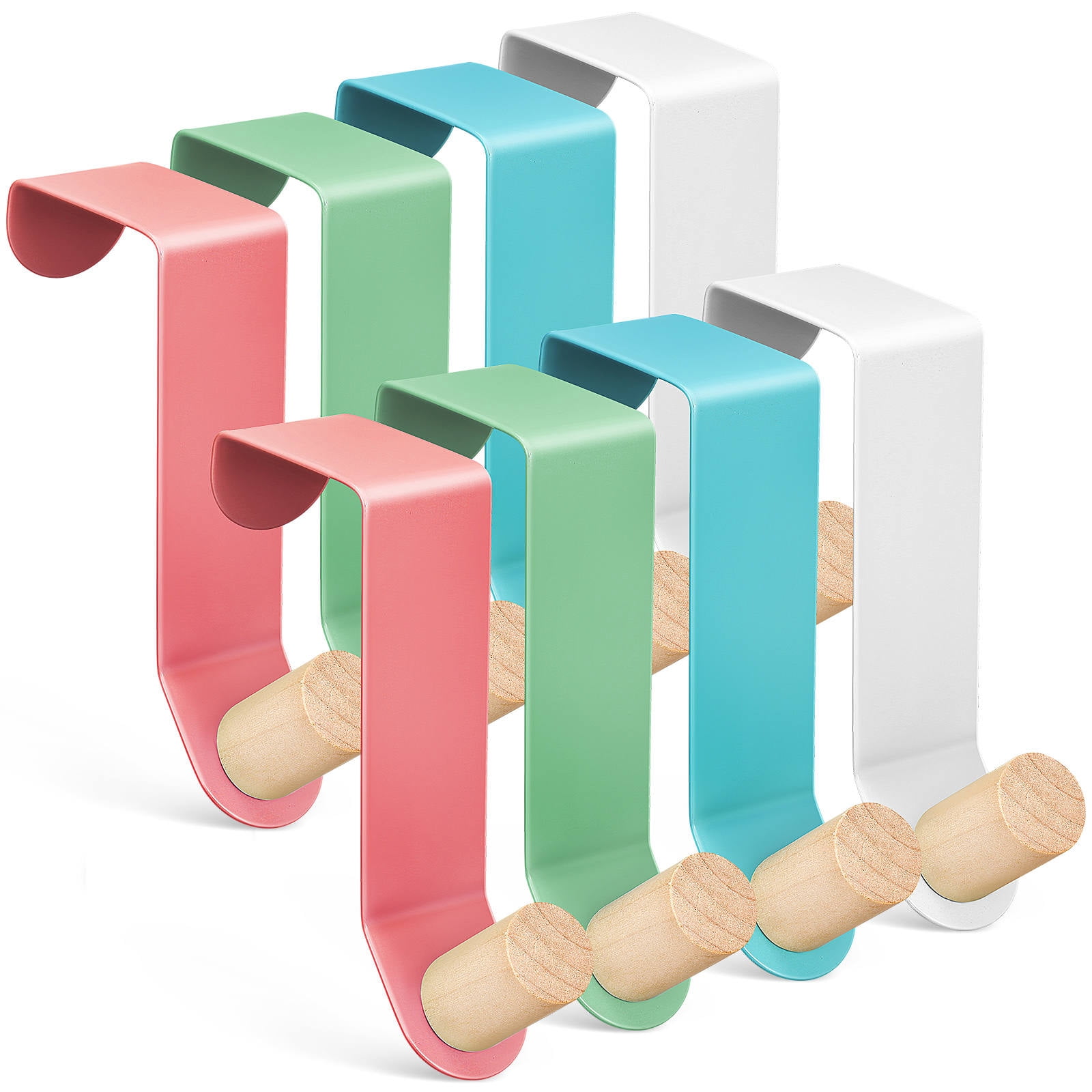 Nestingho 8Pcs Modern Minimalist Door Hooks Over the Door for ...
