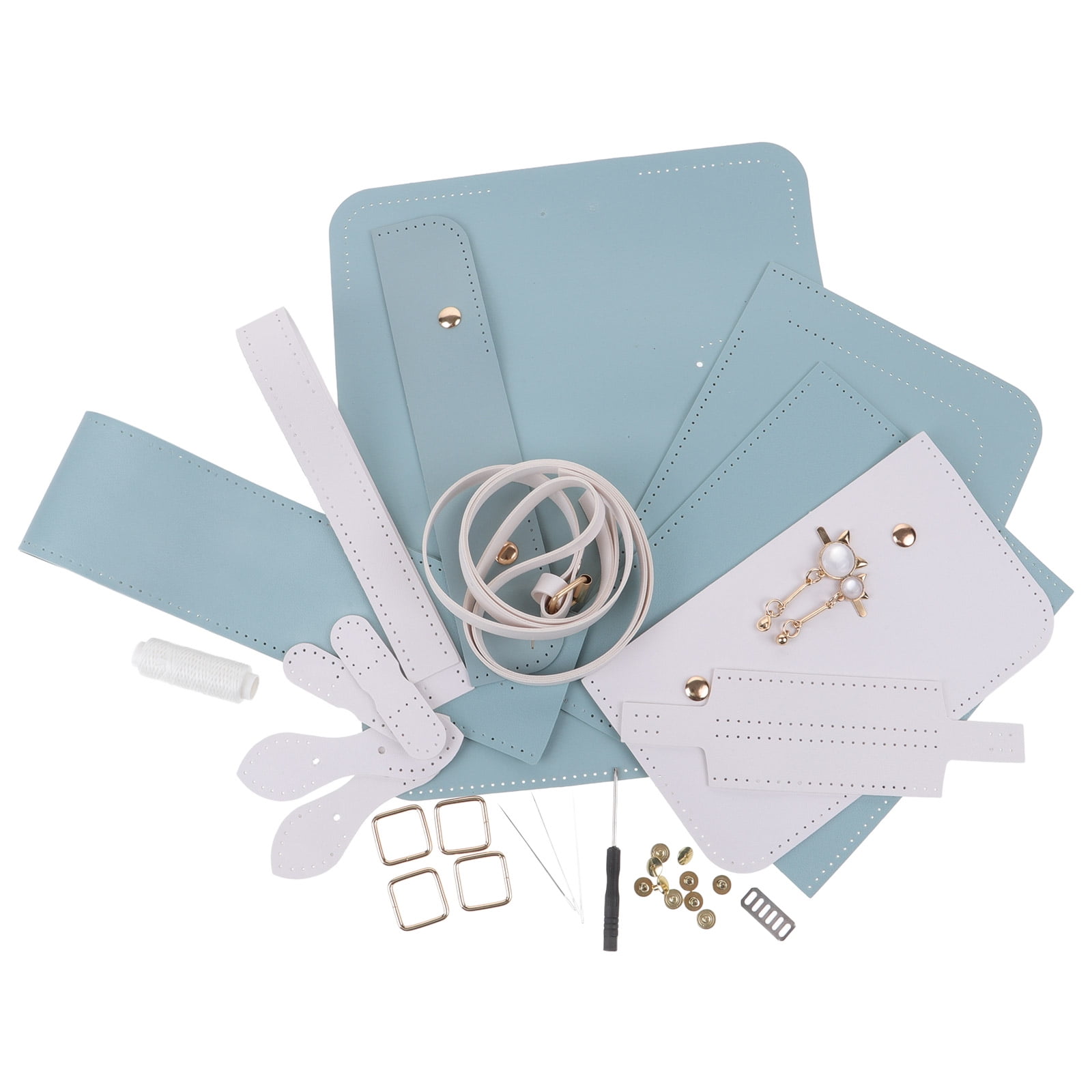 Nestingho Bag Making Kits for Sewing Diy Leather Knitting Bag with Sky ...