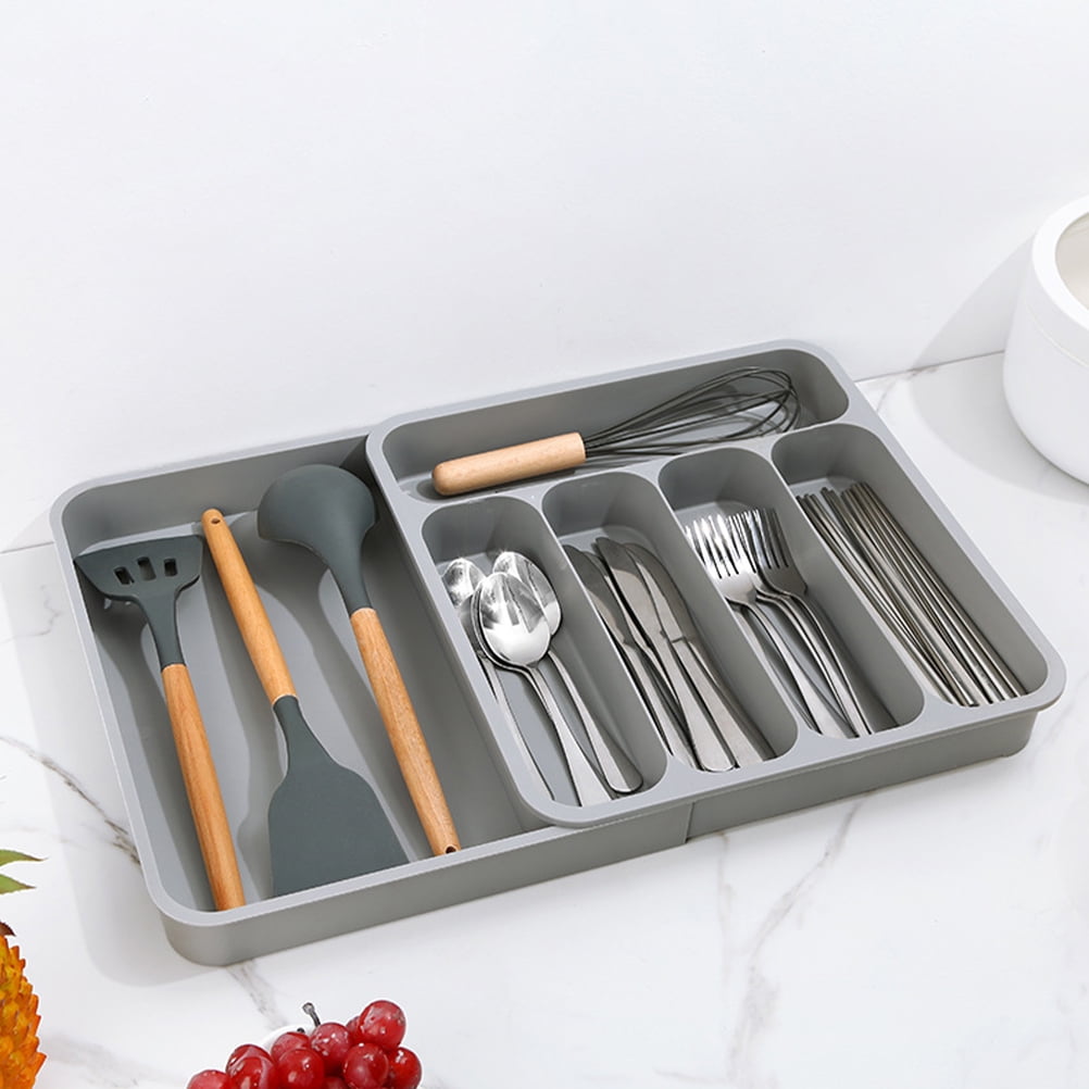 Nestingho Cutlery Drawer Organiser 1Pack PP Material Rectangular Shape ...