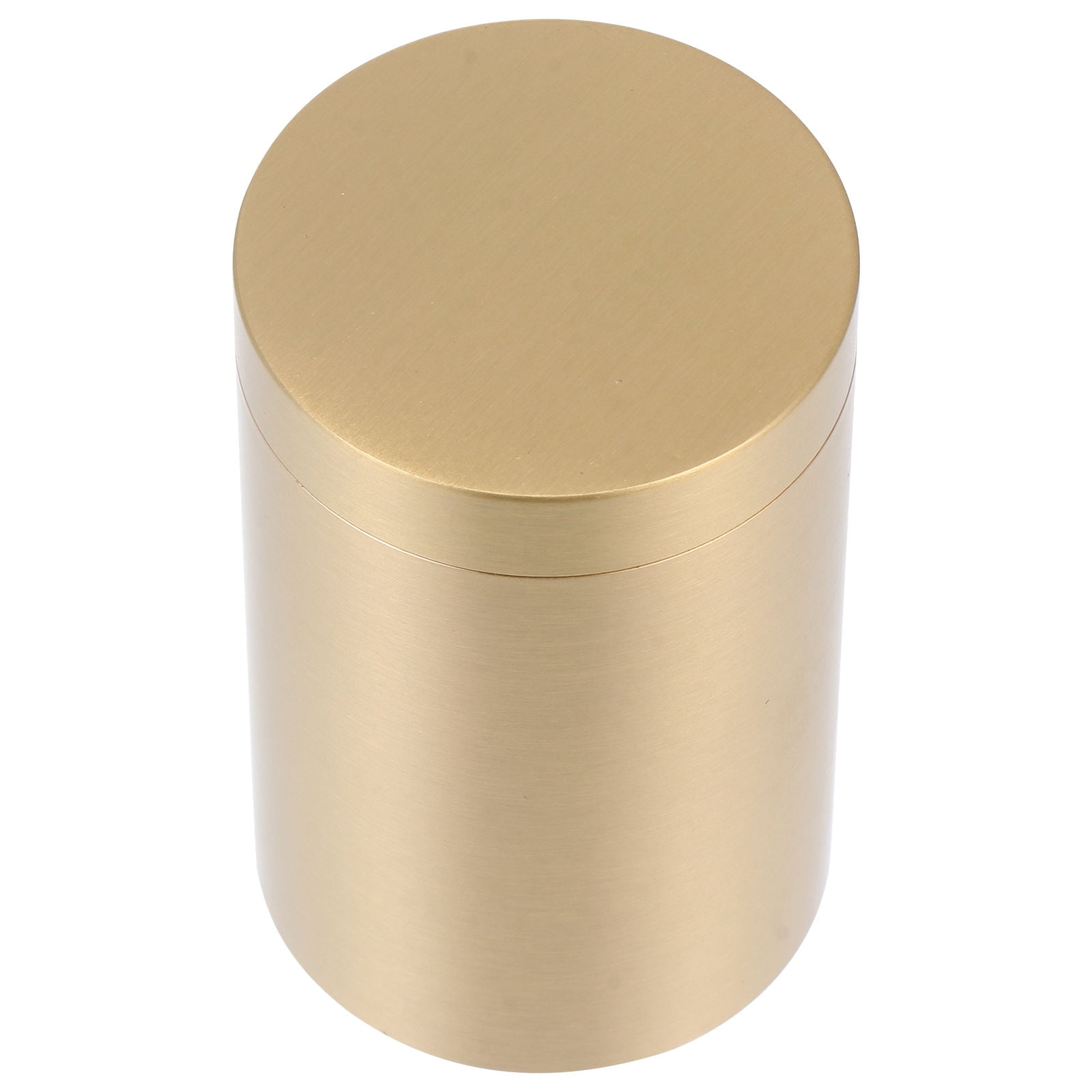 Nestingho Golden Copper Tea Portable Metal Cans for Sealed and Storage ...