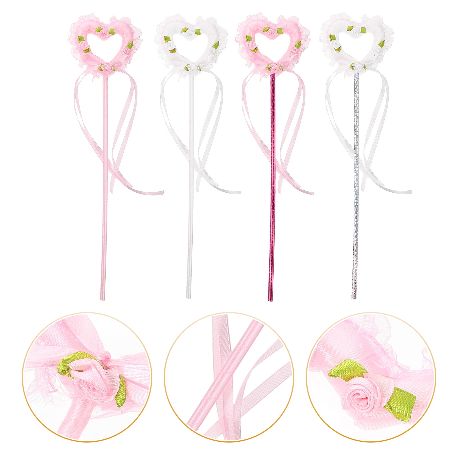 Nestingho Heart Shape Fairy Wand Assorted Color For Kids Classroom ...
