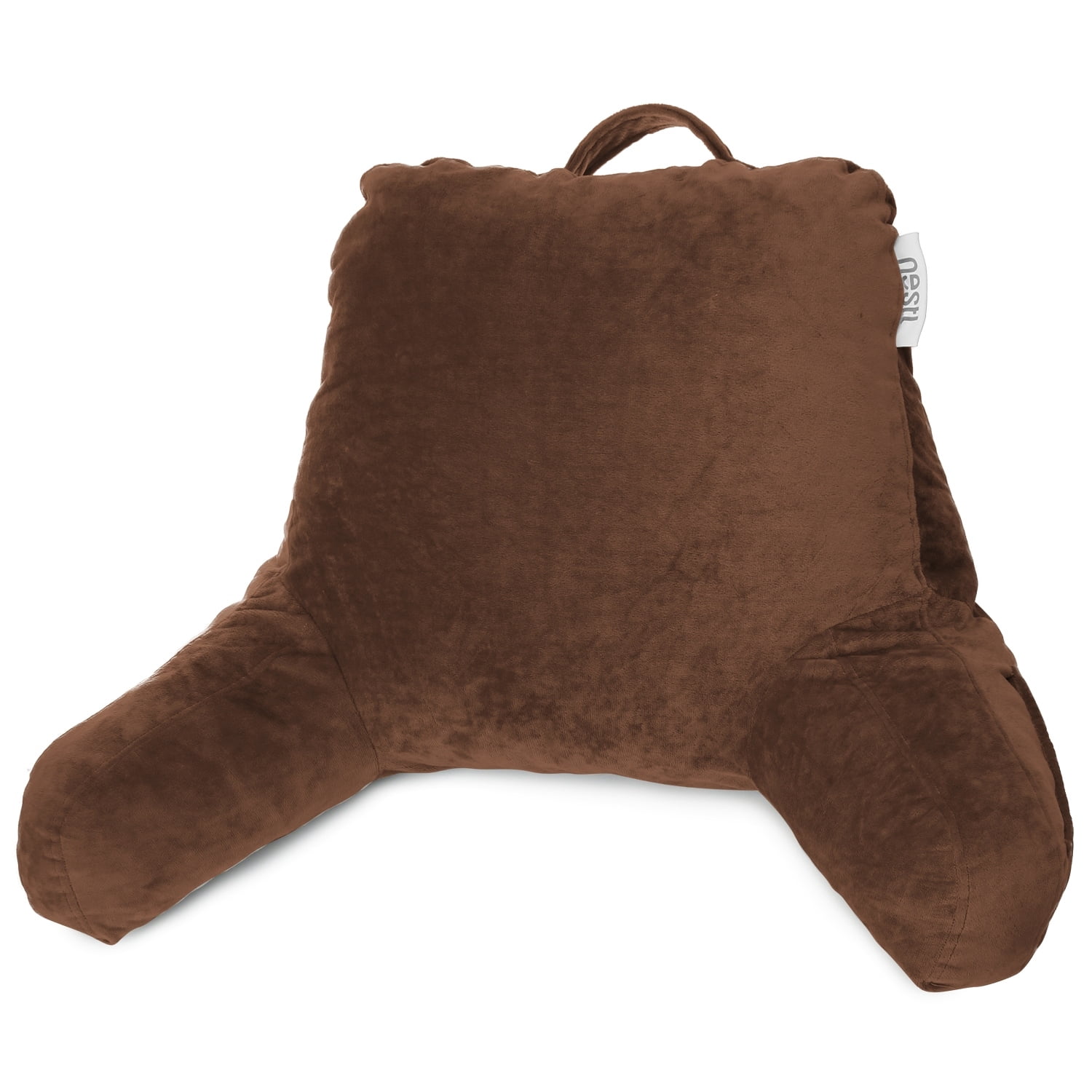 Nestl Backrest Reading Pillow with Arms - Shredded Memory Foam Back ...