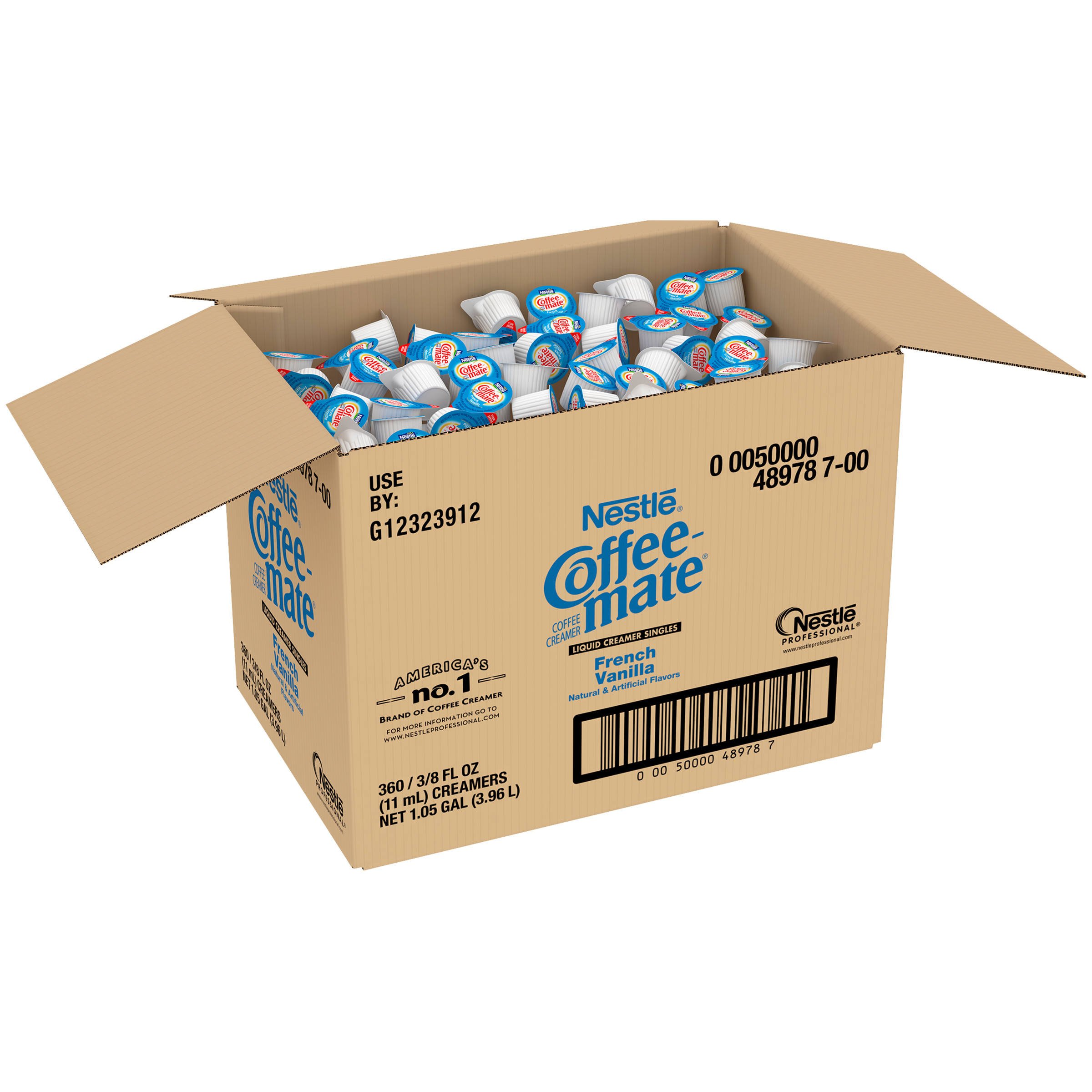 COFFEE-MATE 2GO French Vanilla Concentrated Liquid Coffee Creamer 6-3 ...