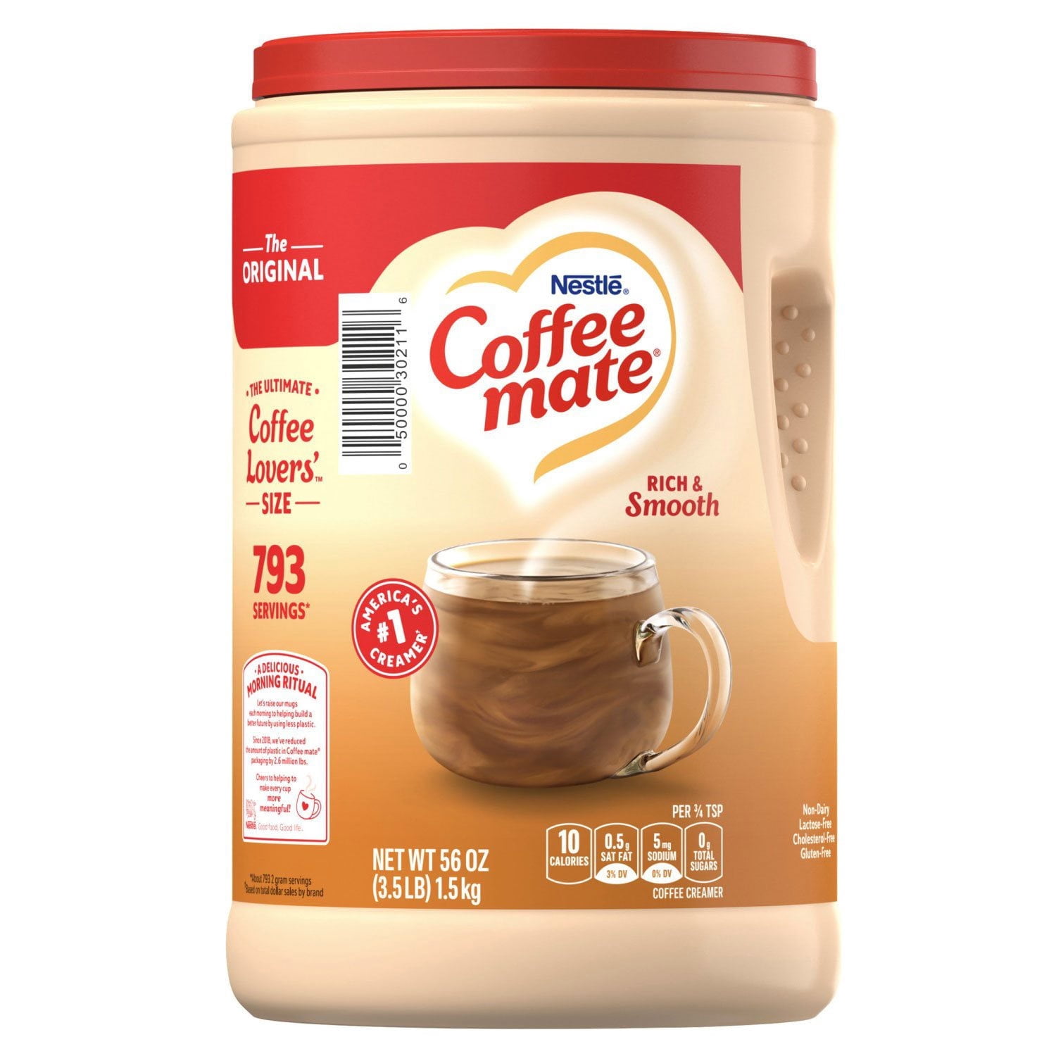 Nestlé Coffee mate Original Powdered Coffee Creamer – 56 oz, Non-Dairy ...