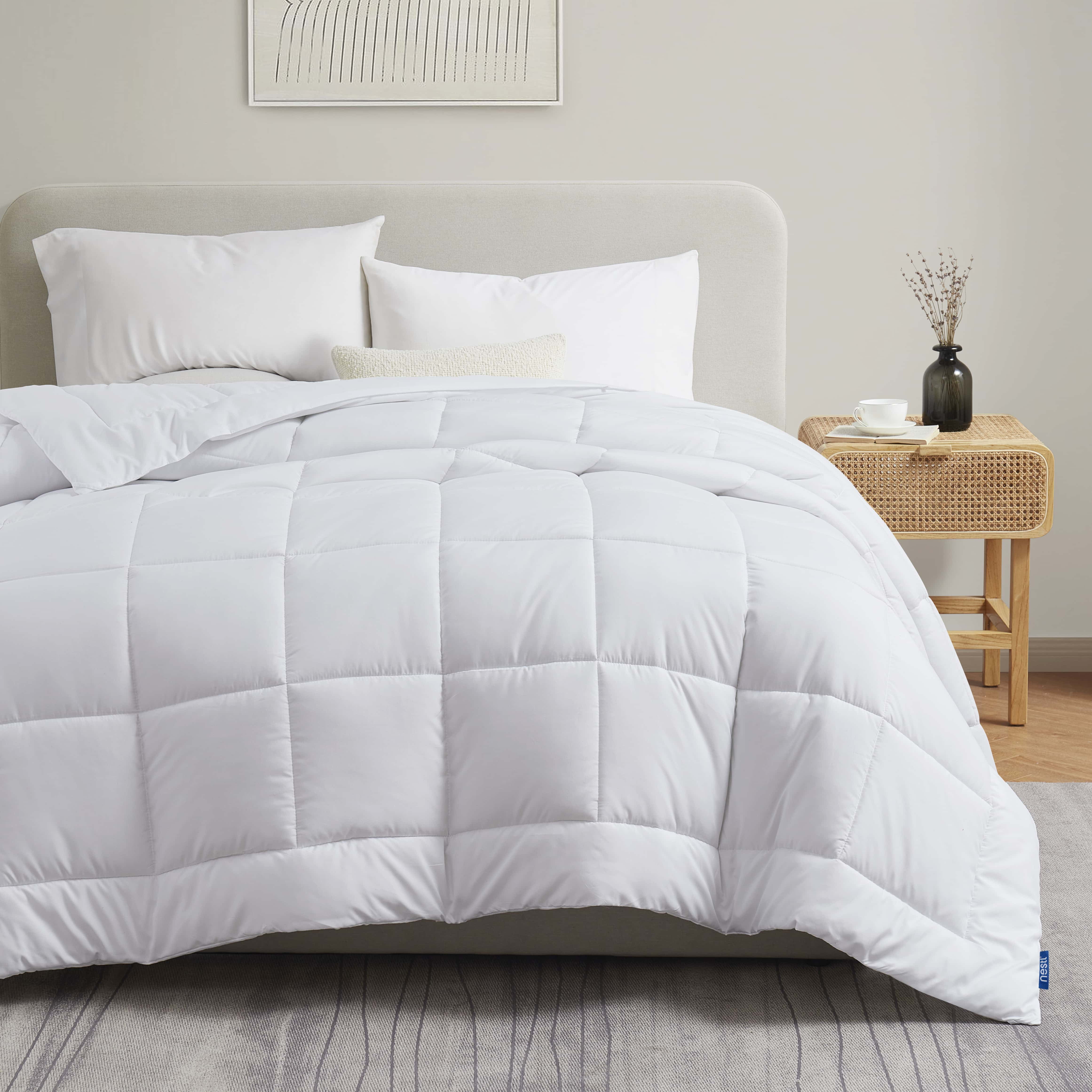 Nestl Comforter, Quilted Down Alternative Duvet Insert, All-Season ...