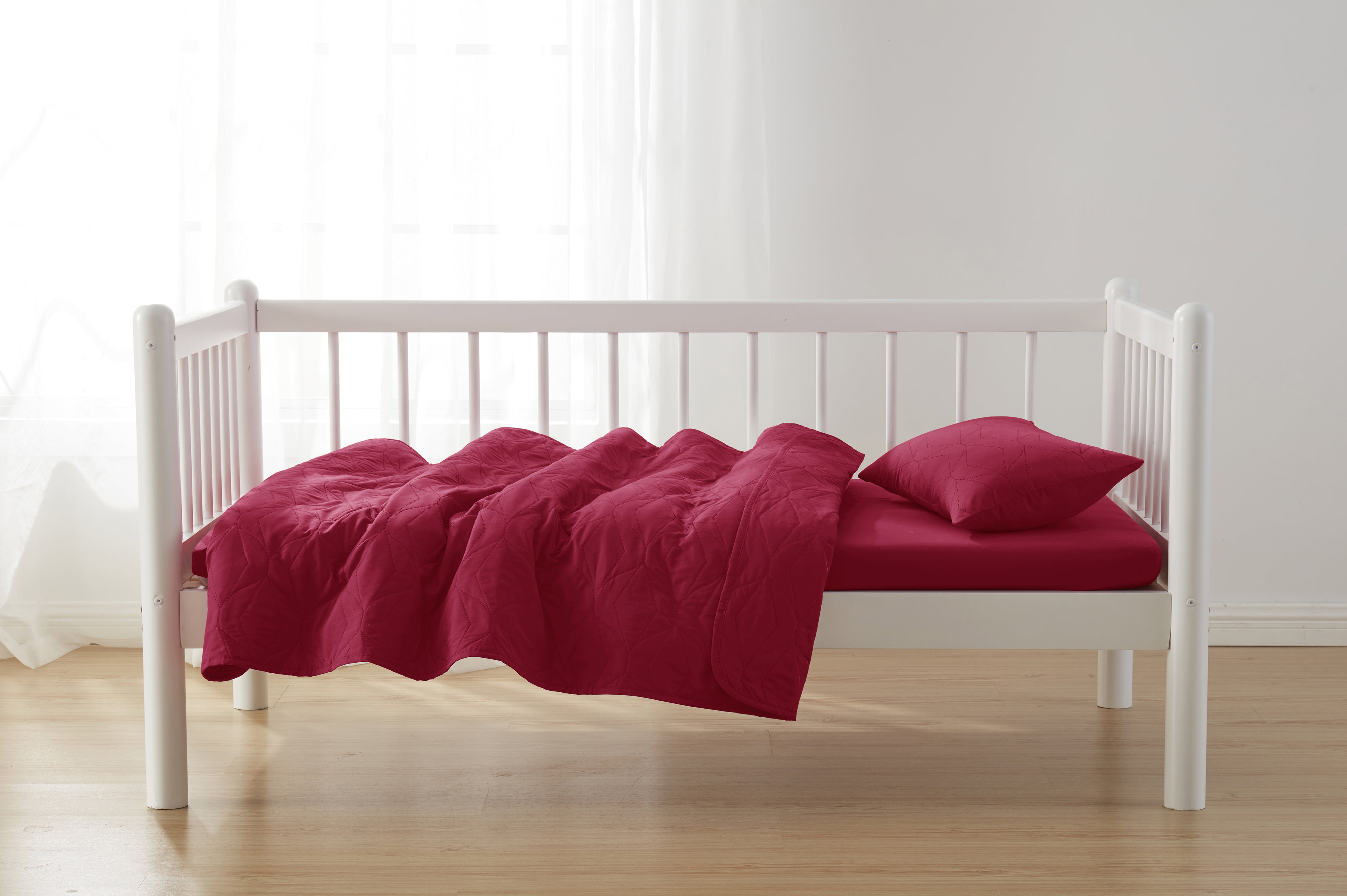 Nestl Baby Quilts Kids Bedspread, 3-Piece Ellipse Weave Lightweight ...