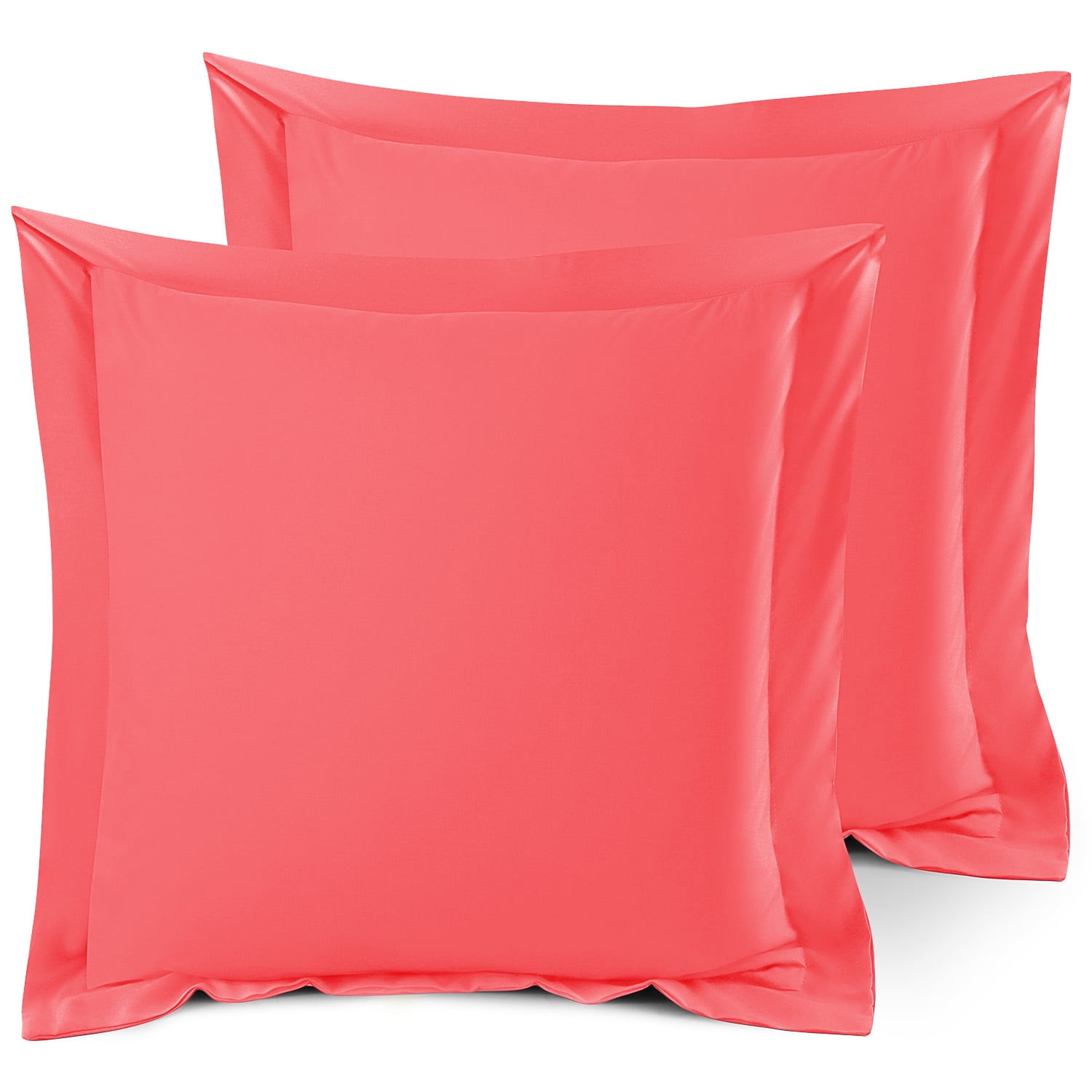 Nestl Pillow Sham Set of 2, Premium 1800 Series Double Brushed Bed ...