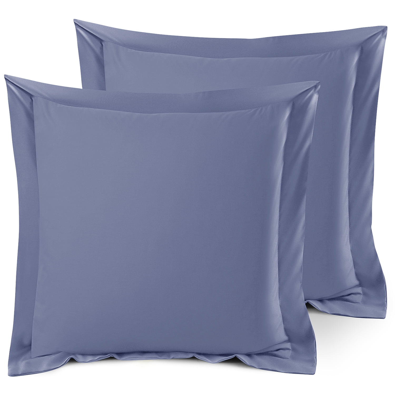 Nestl Pillow Sham Set of 2, Premium 1800 Series Double Brushed Bed ...