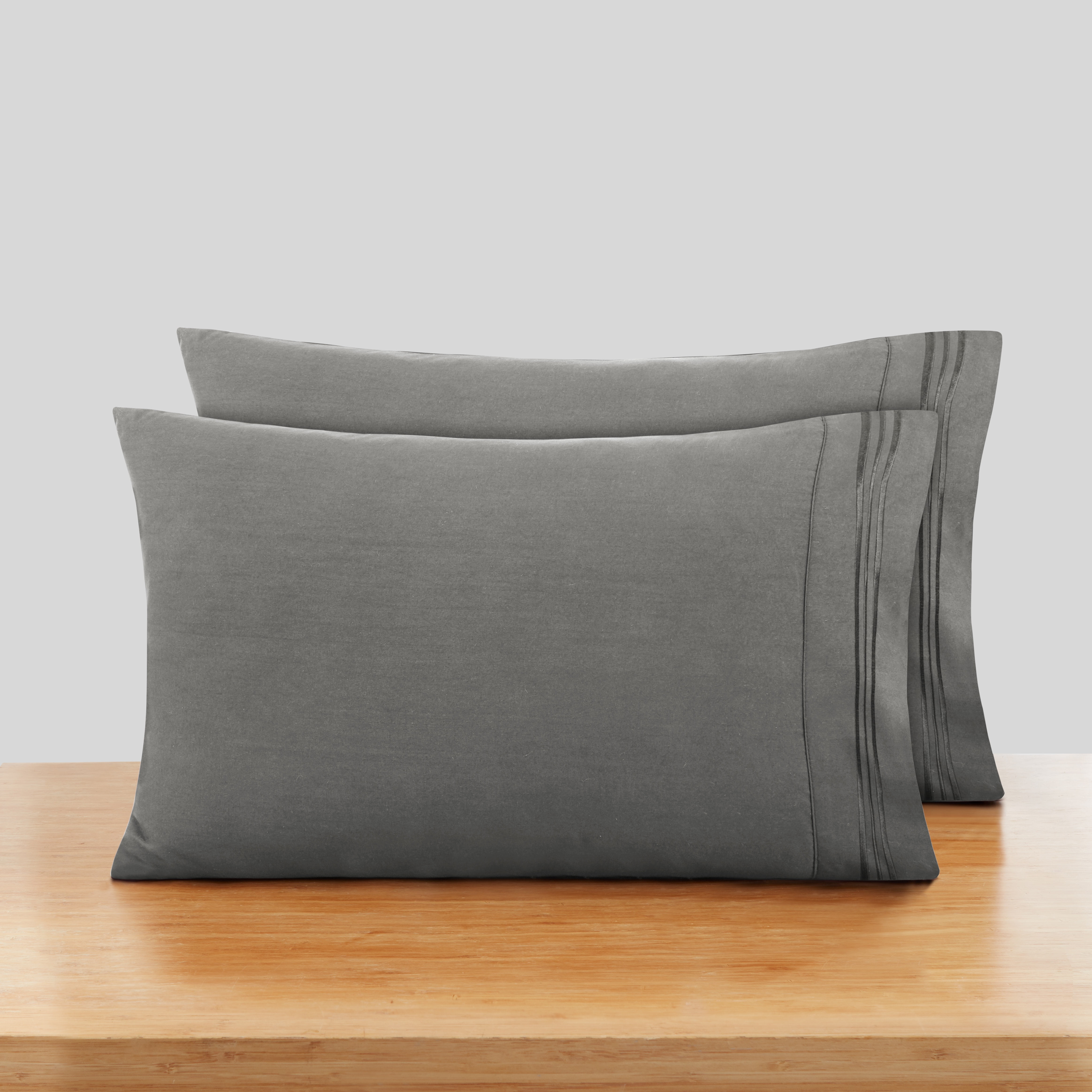 Nestl Pillow Cases Premier Microfiber Queen 20"x30" Set of 2 - Walmart.com