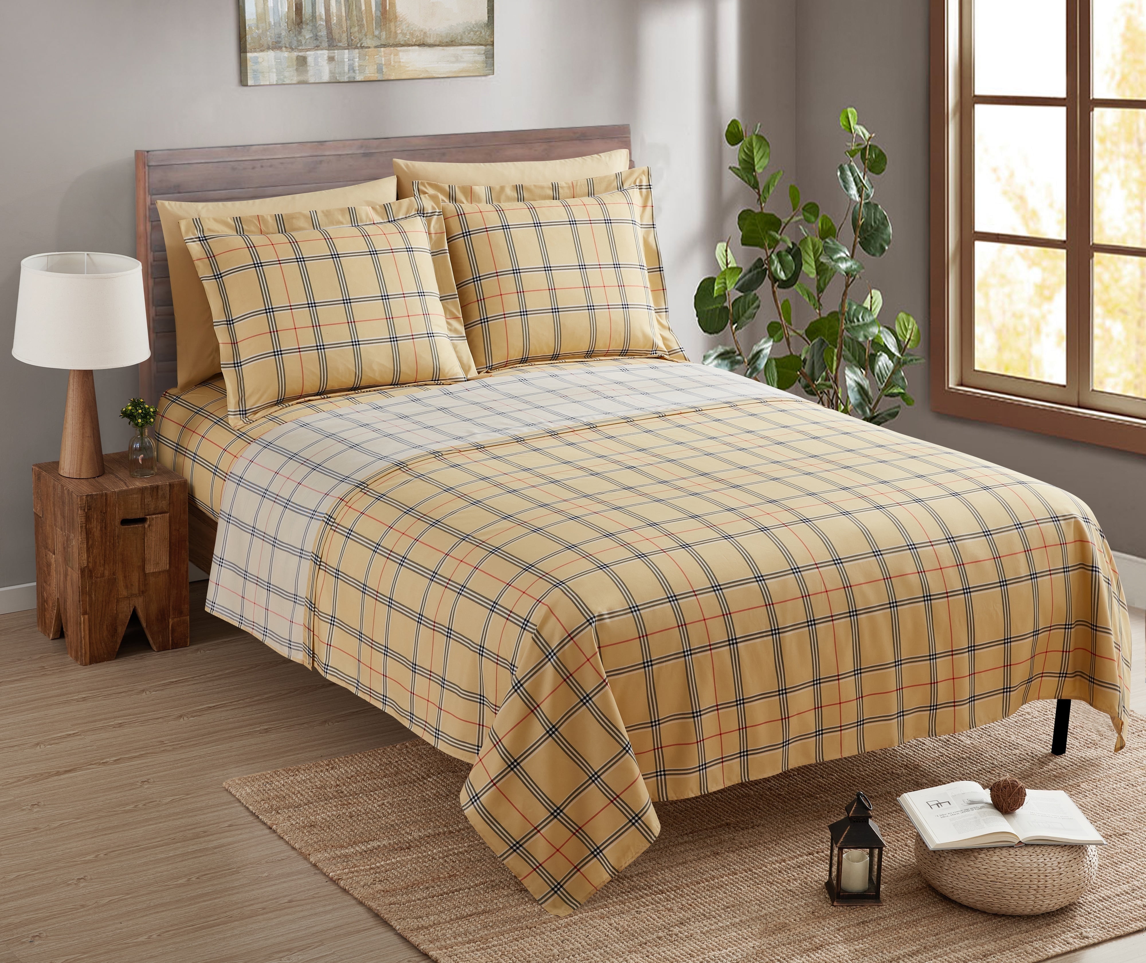 Nestl Printed Full Sheet Set - Shrinkage and Fade Resistant- 6 Piece ...
