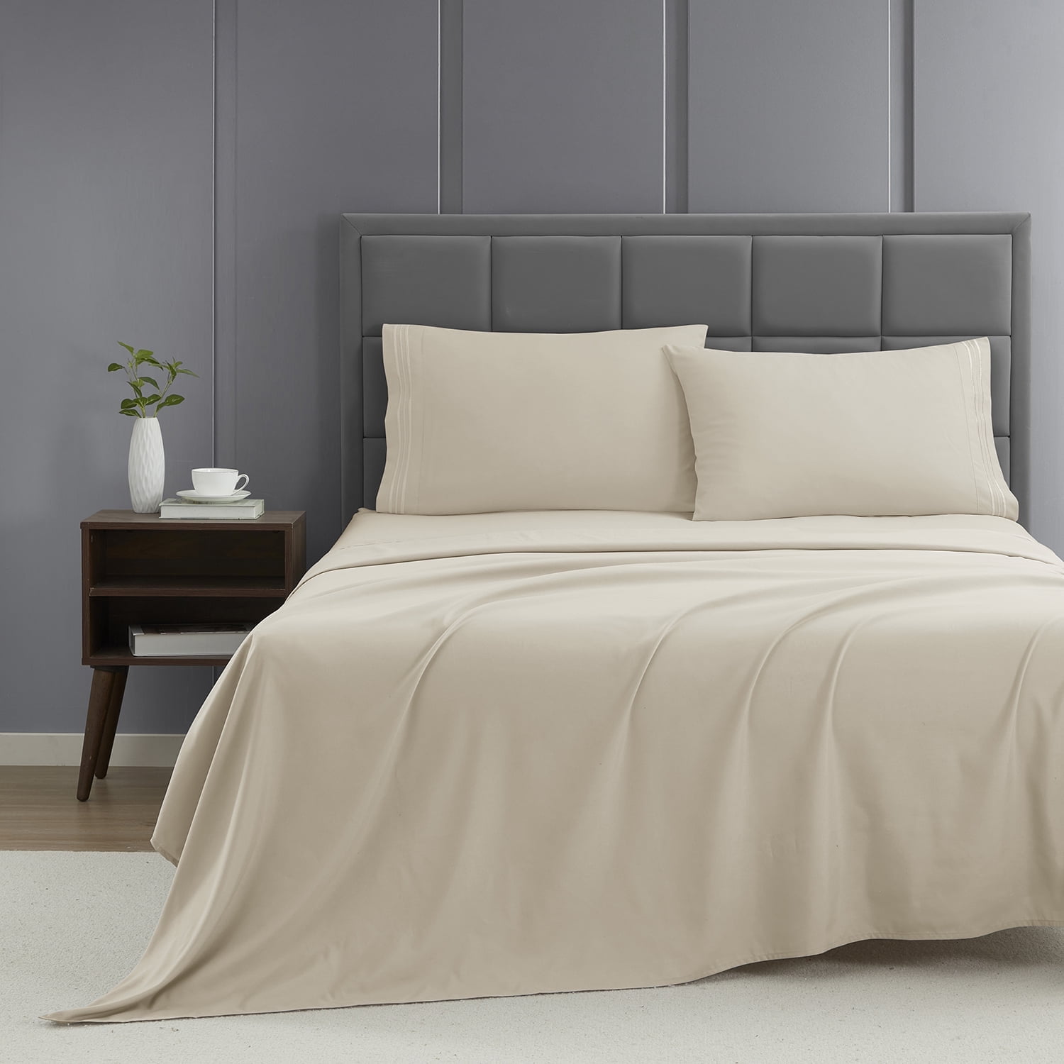 Nestl Sheets Set, 1800 Series Deep Pocket 4 Piece, Luxury Soft ...