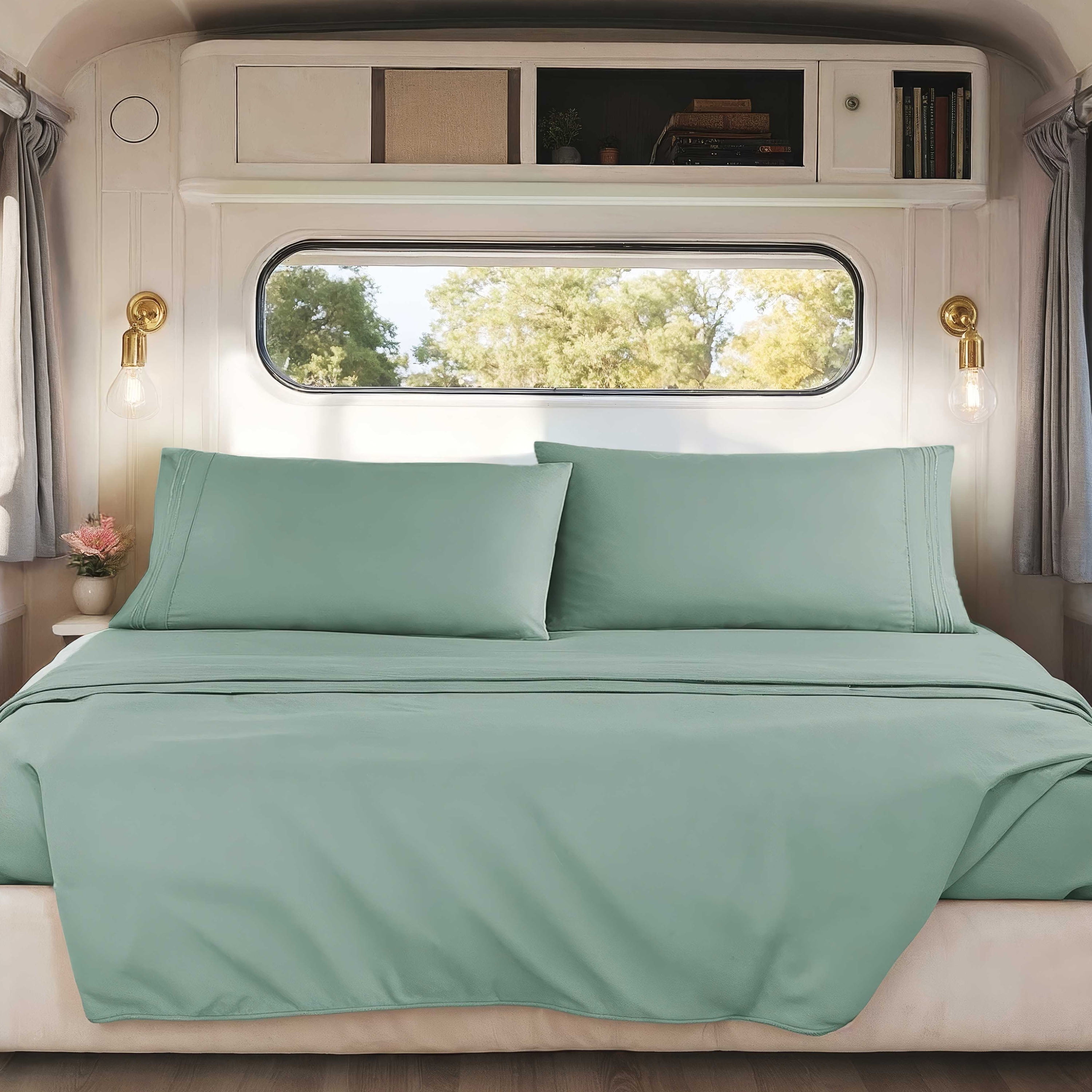 Nestl Sheets Set, 1800 Series Deep Pocket 4 Piece, Luxury Soft ...