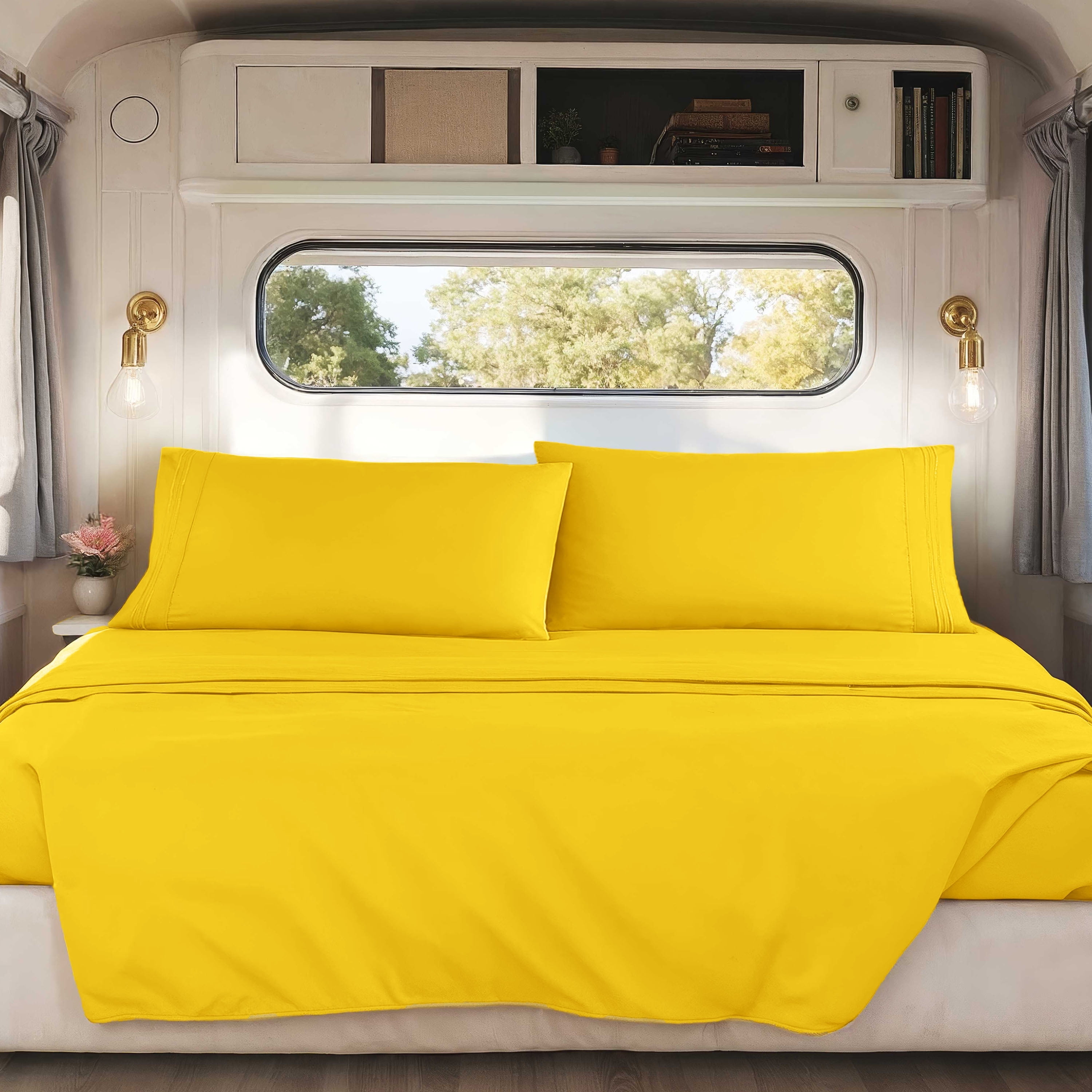 Nestl Sheets Set, 1800 Series Deep Pocket 4 Piece, Luxury Soft ...