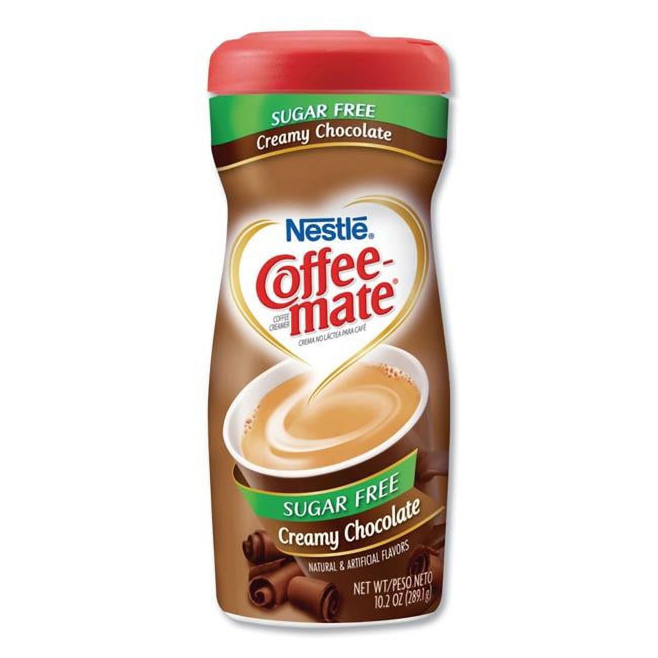 Nestle 10.2 oz Sugar Free Creamy Chocolate Powdered Creamer Canister ...
