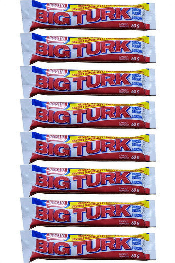 Nestle Big Turk, Chocolate Bar, 8pk, (60g/2.1 oz per bar) - Walmart.com