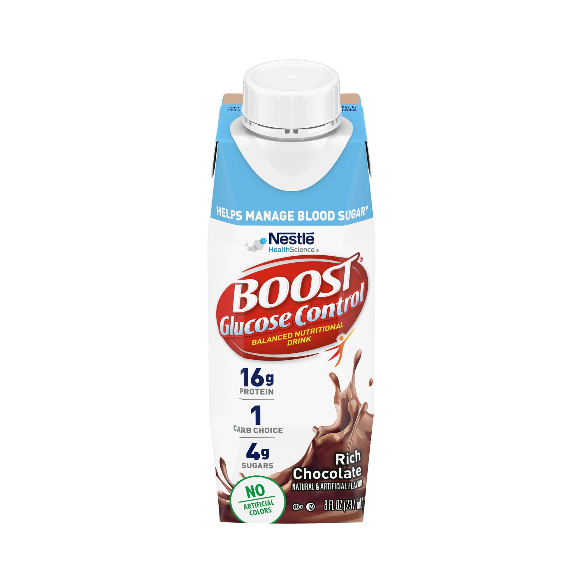 Nestle Boost Glucose Control Balanced Nutritional Drink Chocolate 8 oz ...