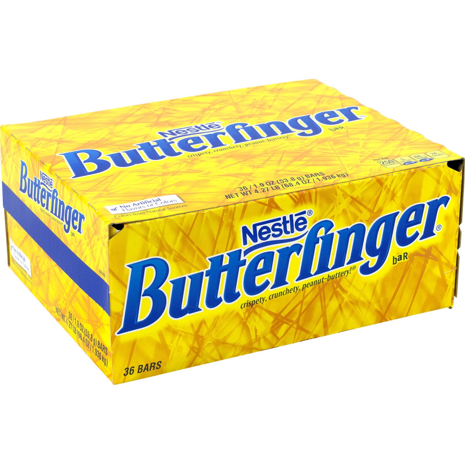 Nestle Butterfinger Candy Bars, 1.9 oz, 36 count - Walmart.com
