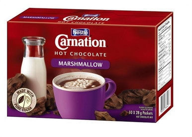 Nestle CARNATION Hot Chocolate Marshmallow (10 x 28g/1oz) - Walmart.com