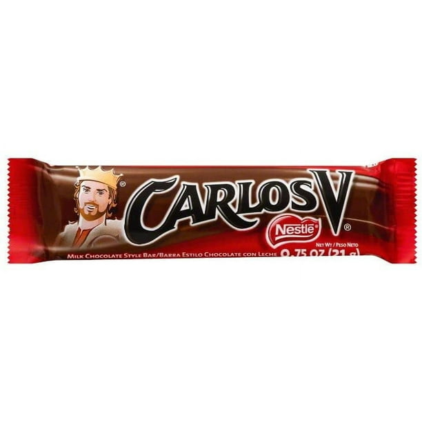 Nestle Carlos V Candy Bar 0.75 oz (Pack of 18) - Walmart Business Supplies