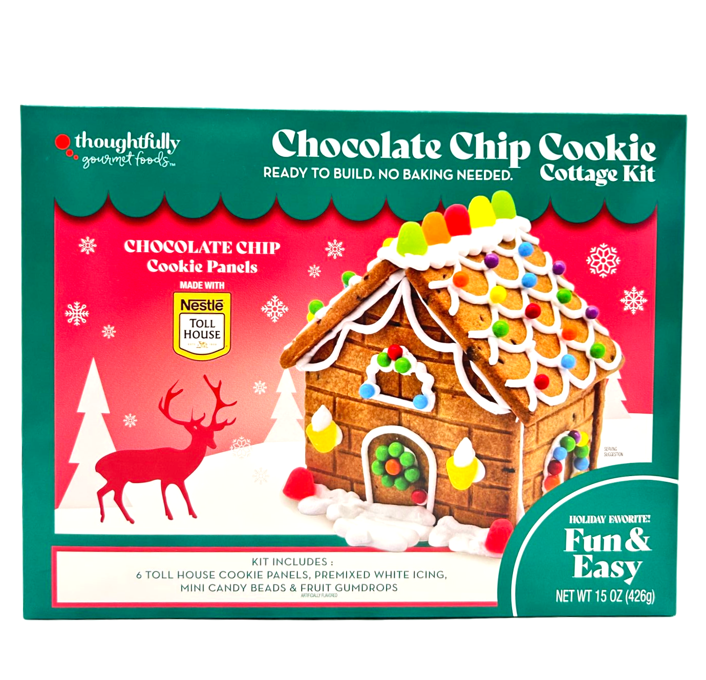 Nestle, Chocolate Cookie House Kit, Holiday Gift, Food Form Solid ...