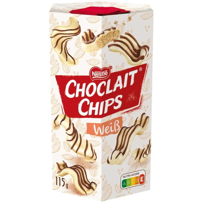 Nestle Chocolate Corn Chips in WHITE chocolate 115g/4.05 oz - Walmart.com