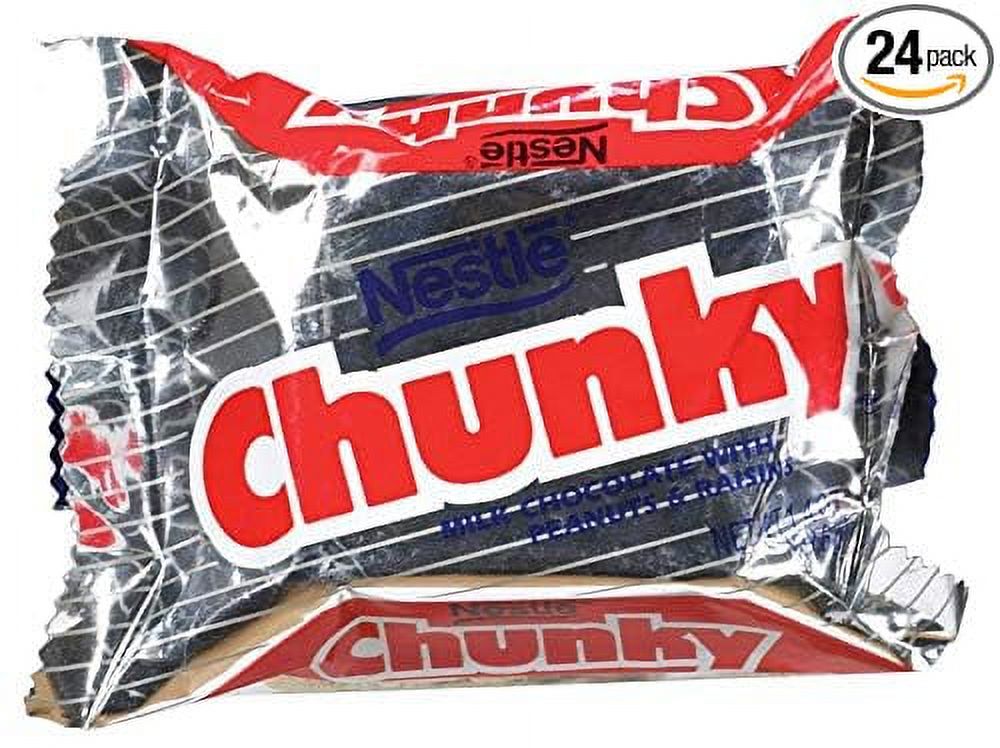 Nestle Chunky Chocolate Candy, 1.4 Oz, 24 Ea.. - Walmart.com