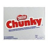 Nestle Chunky Chocolate Single Candy Bars, 1.4 Ounce (Pack of 24 ...
