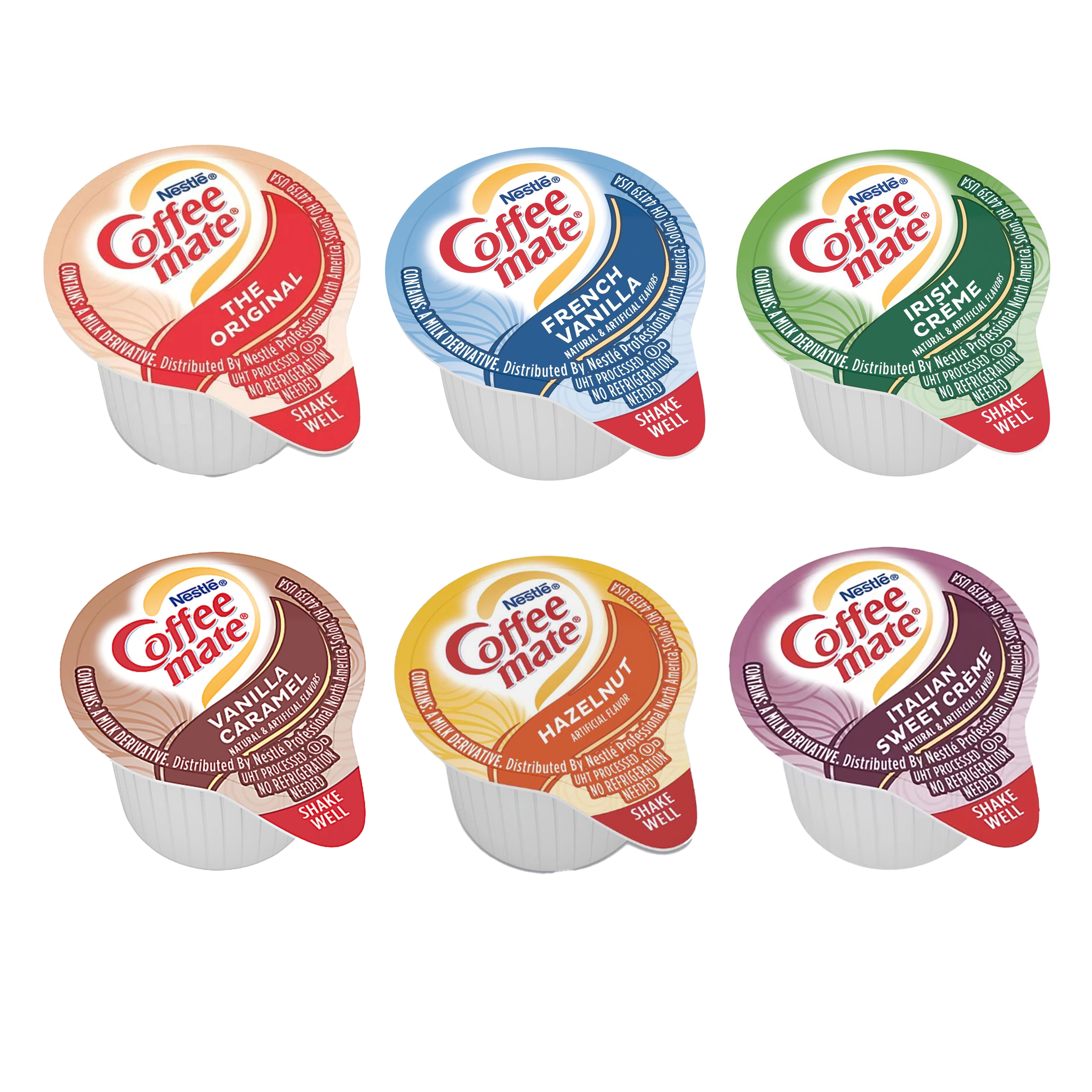 Nestle Coffee-Mate Hazelnut, Original, Italian Sweet Creme, French ...
