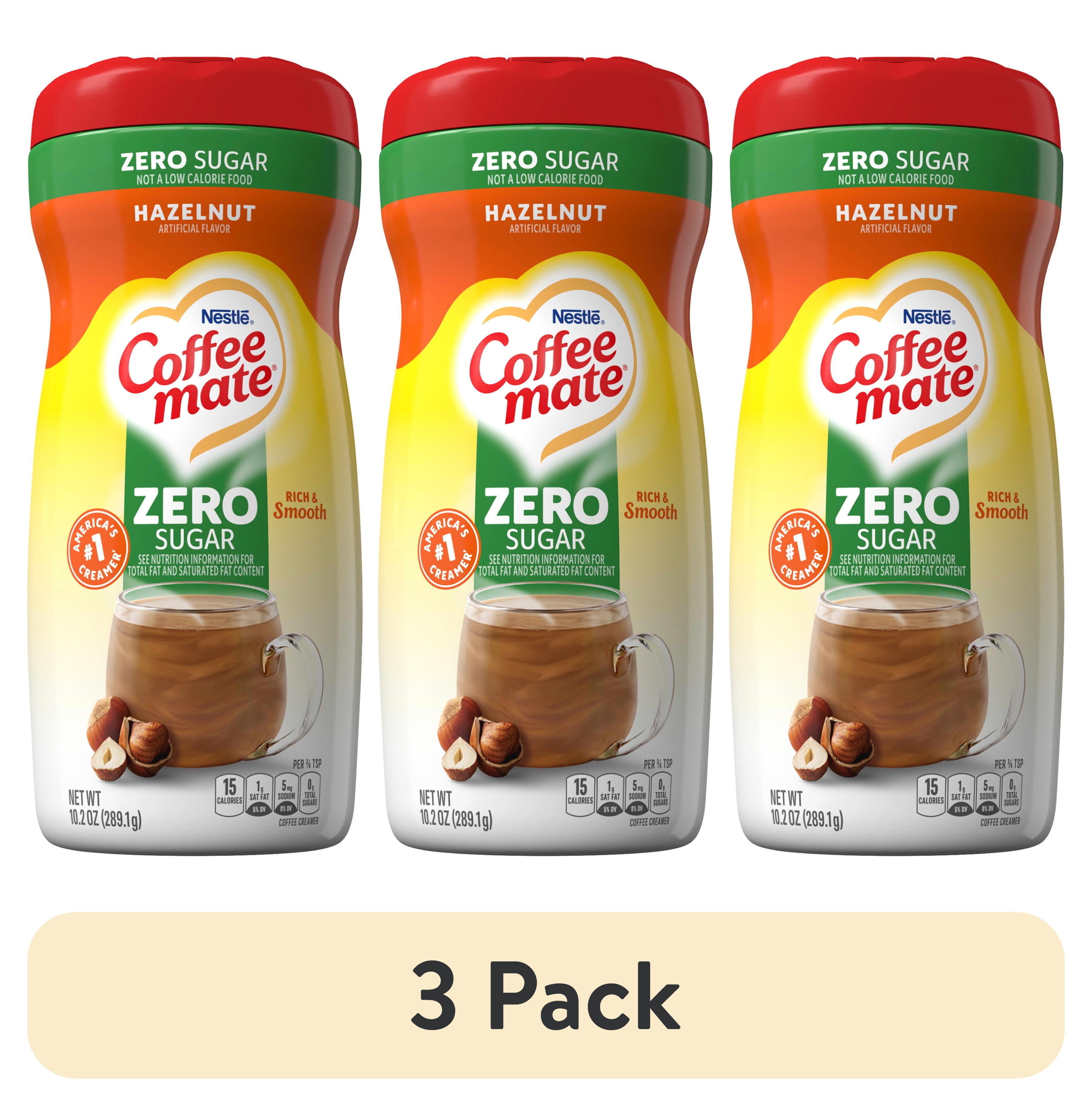 (3 pack) Coffee mate Hazelnut Sugar-Free Powder Coffee Creamer, 10.2 oz ...
