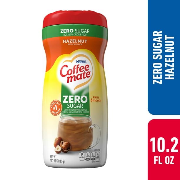 Nestle Coffee Mate Hazelnut Sugar-Free Powdered Coffee Creamer, 10.2 oz ...