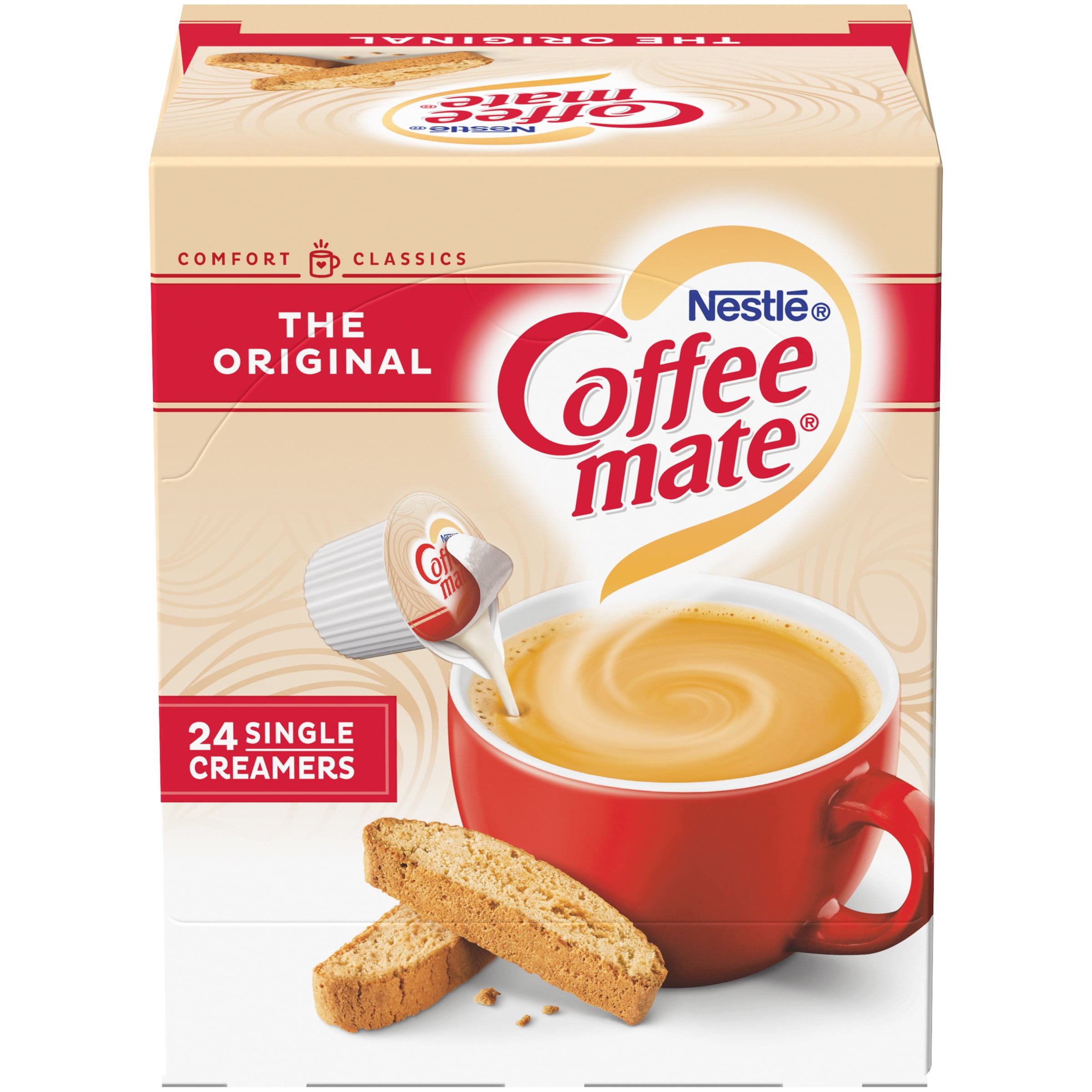 Nestle Coffee Mate Original Liquid Coffee Creamer Singles Sachets, 24 ...