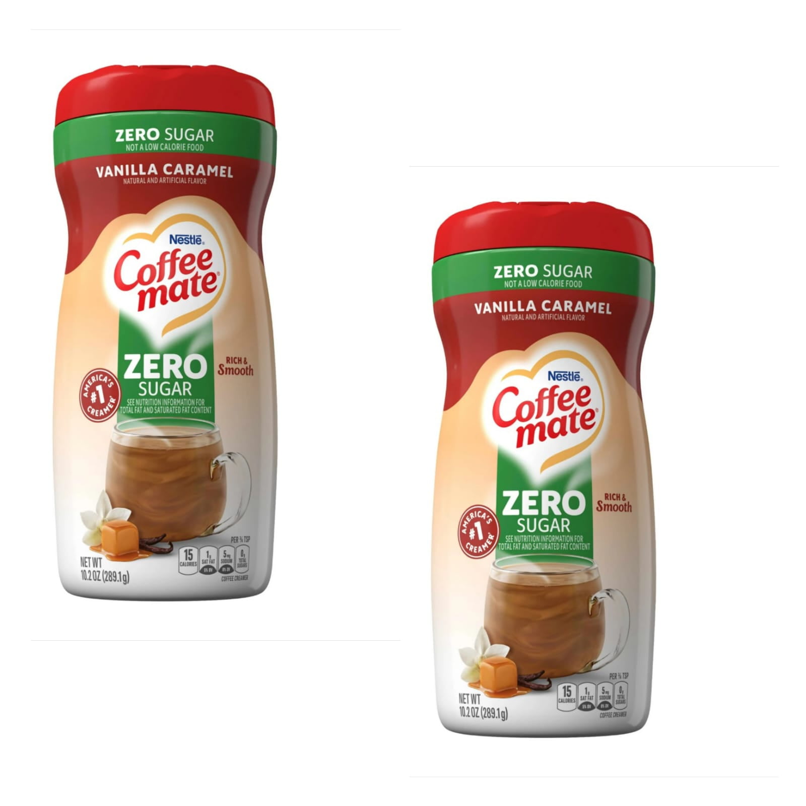 Nestle Coffee Mate Vanilla Caramel Sugar-Free Powdered Coffee Creamer ...