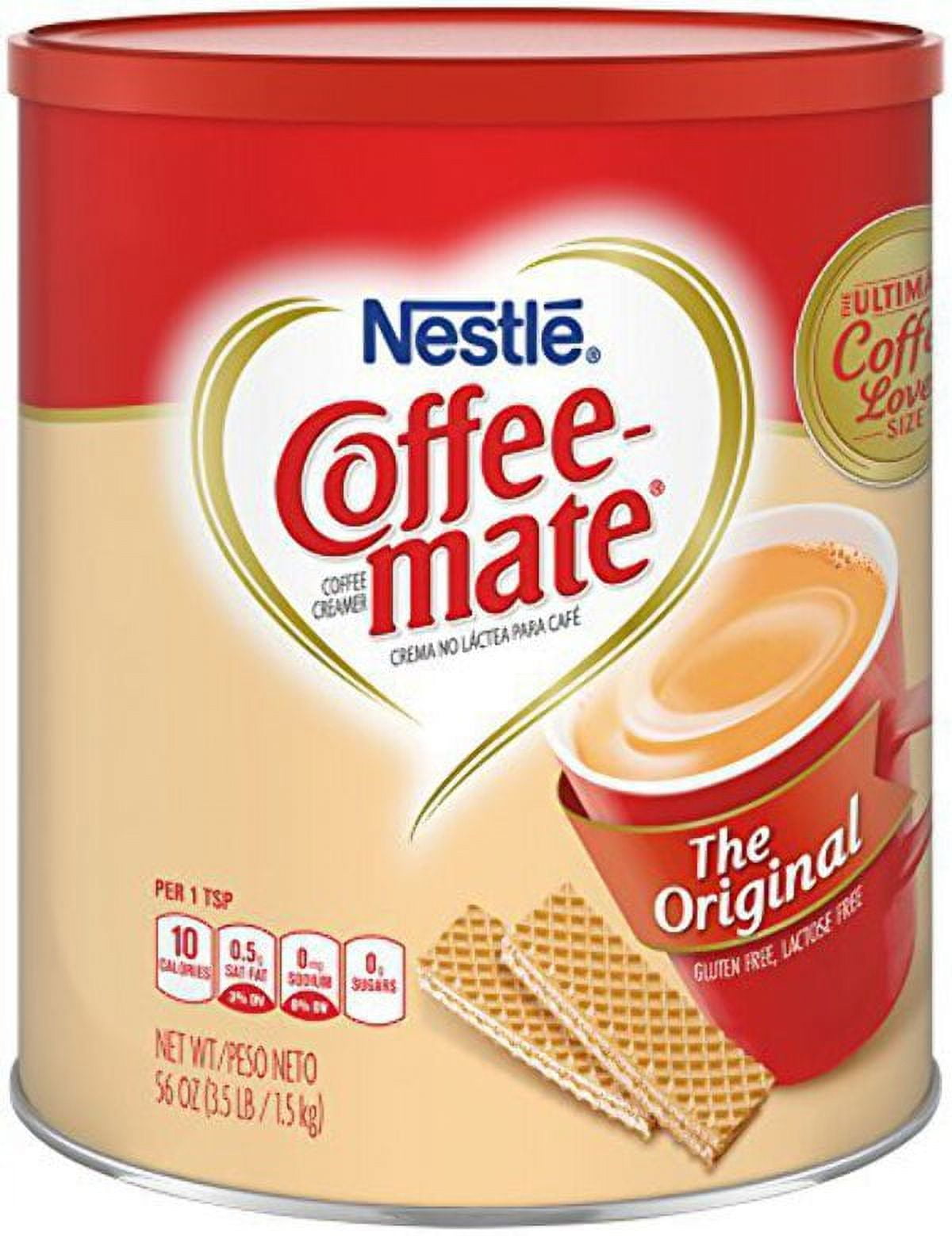 Nestle Coffee-mate Coffee Creamer 56oz. canister - Walmart.com