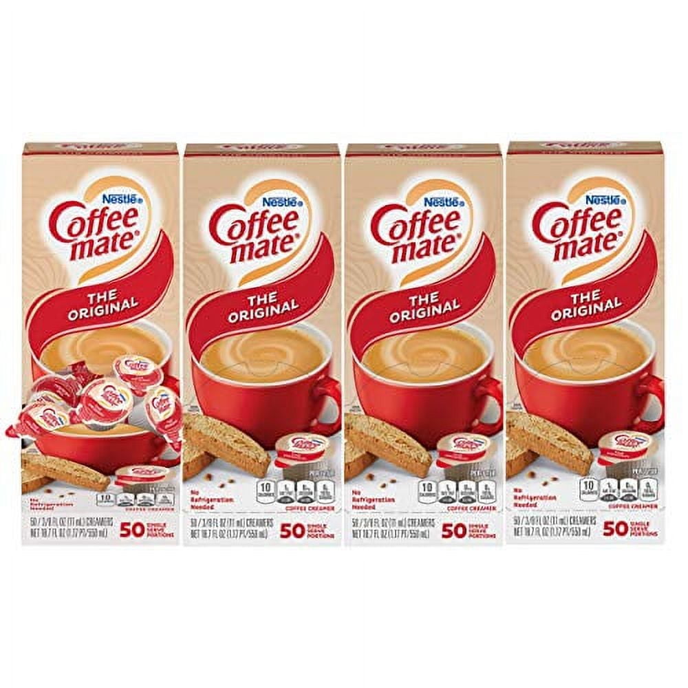 Nestle Coffee mate Coffee Creamer, Original, Liquid Creamer Singles ...