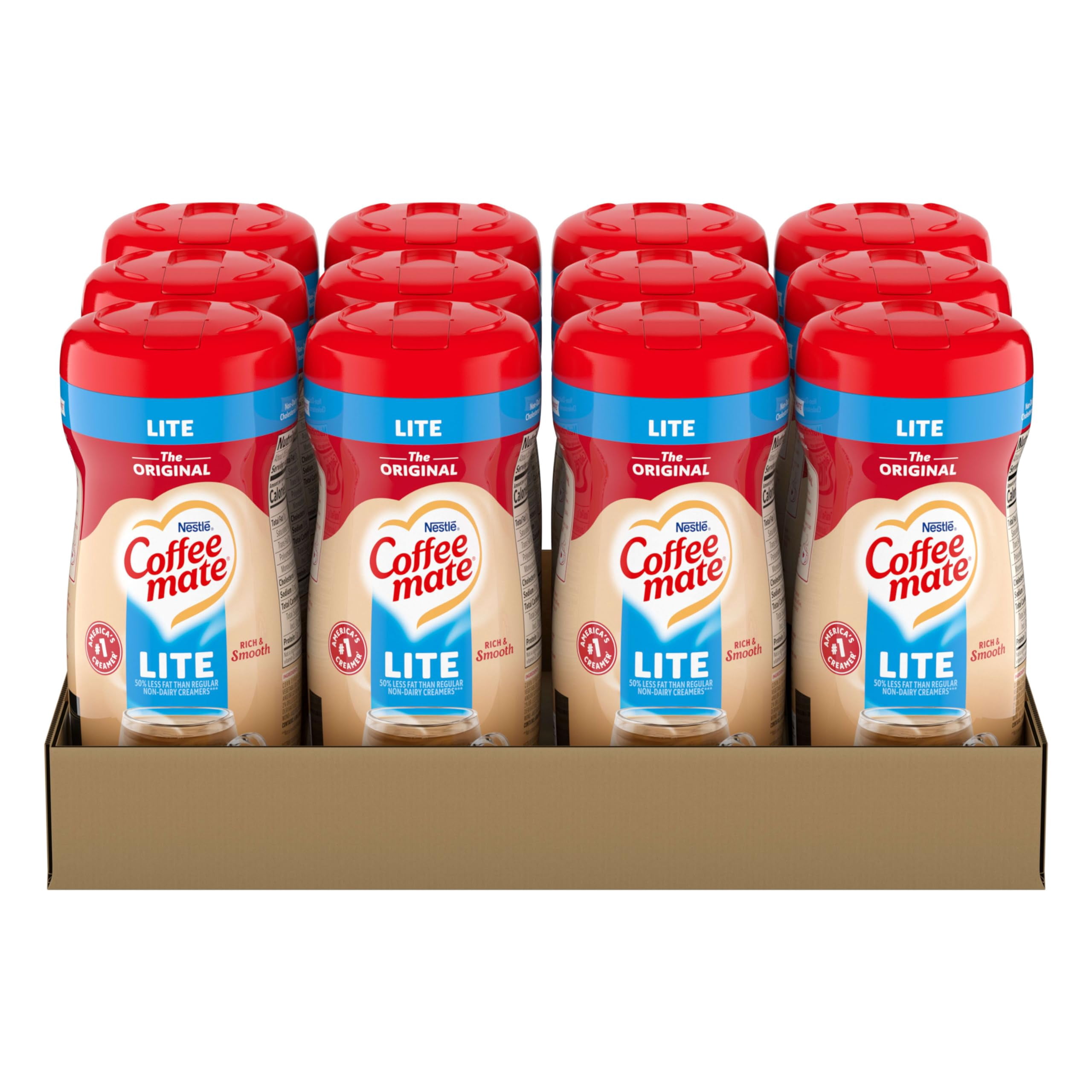 Nestle Coffee mate Coffee OKA4 Creamer, Original Lite, Non Dairy Powder ...